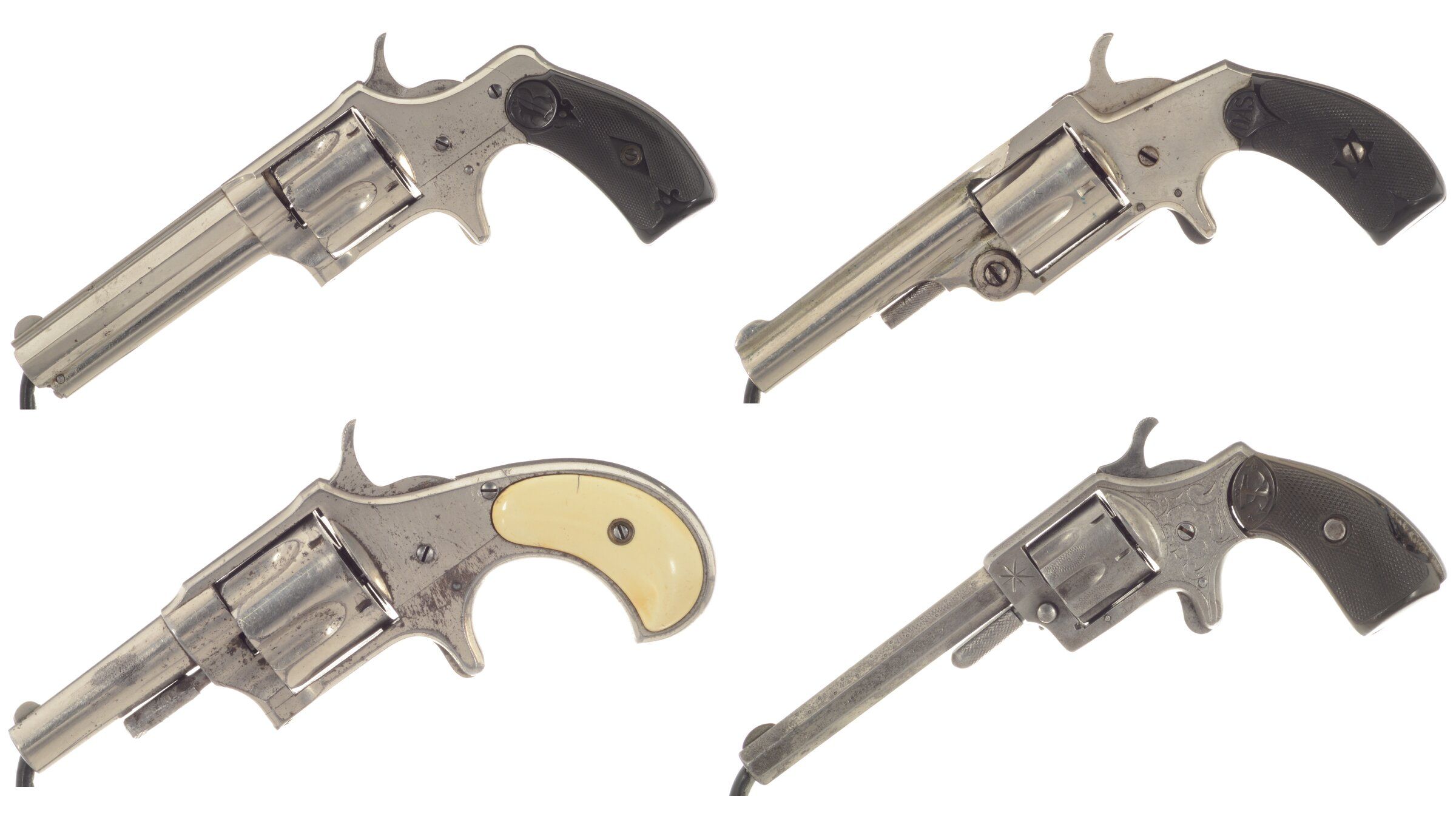 Four Antique American Revolvers | Rock Island Auction