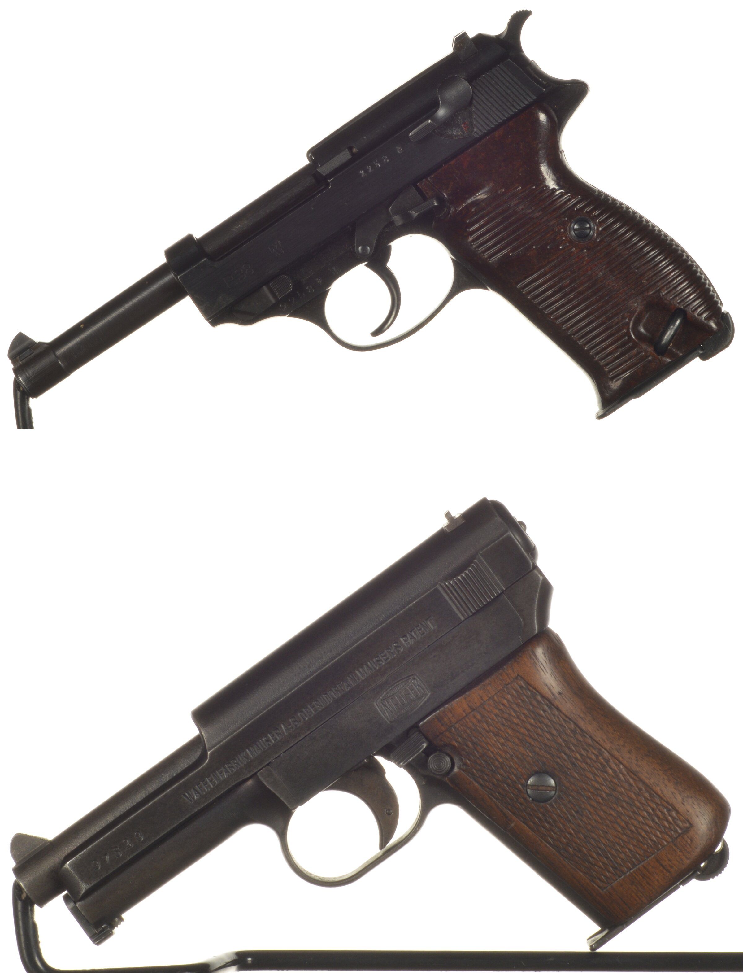 Two German Military Pattern Semi-Automatic Pistols | Rock Island Auction