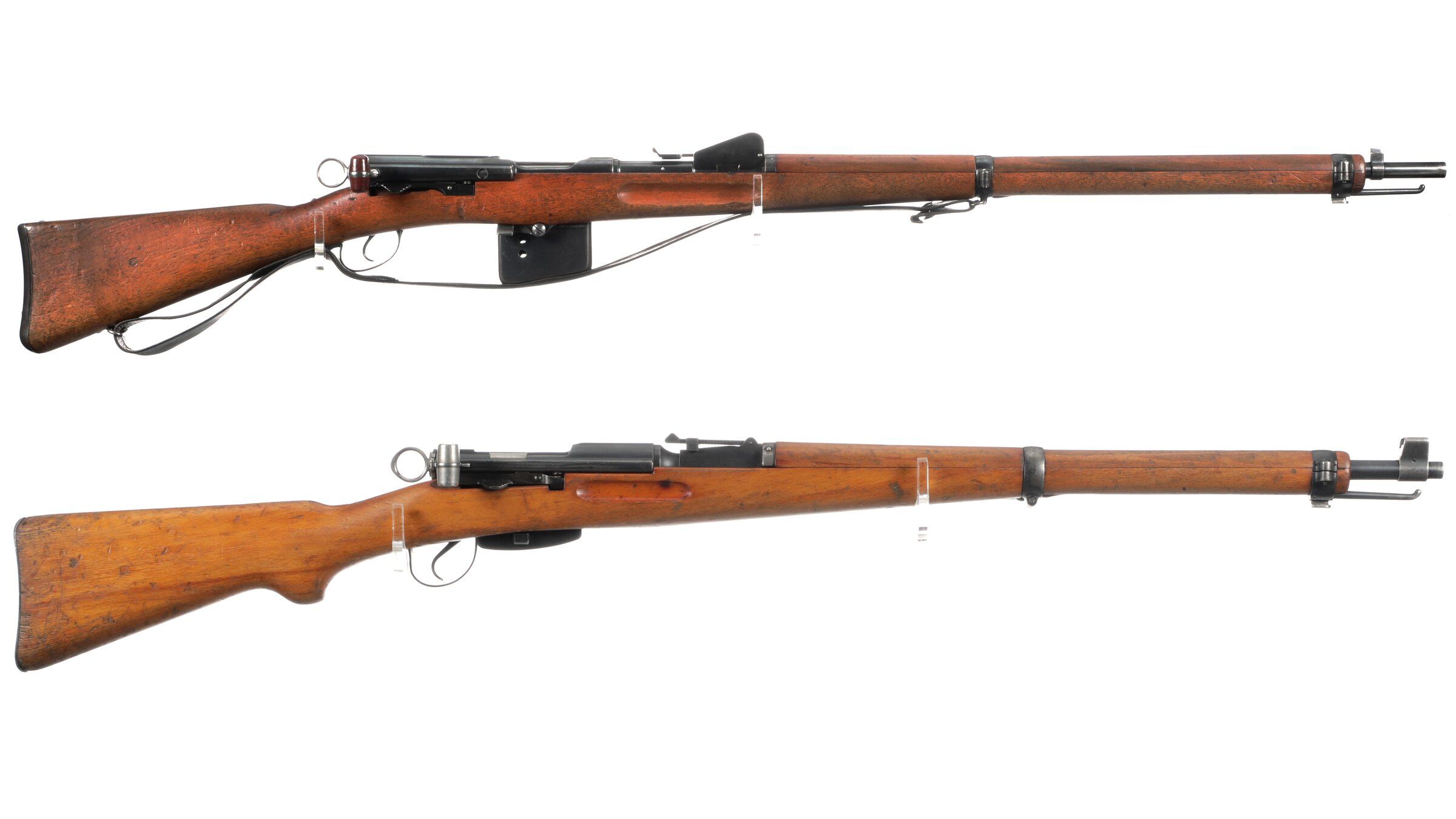 Two Swiss Straight Pull Bolt Action Rifles | Rock Island Auction
