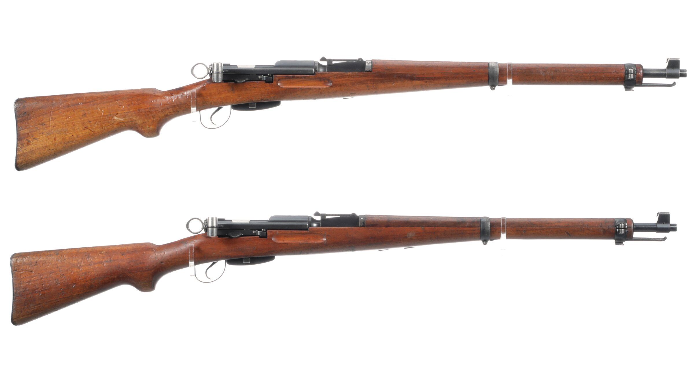 Two Swiss K31 Straight Pull Bolt Action Rifles | Rock Island Auction