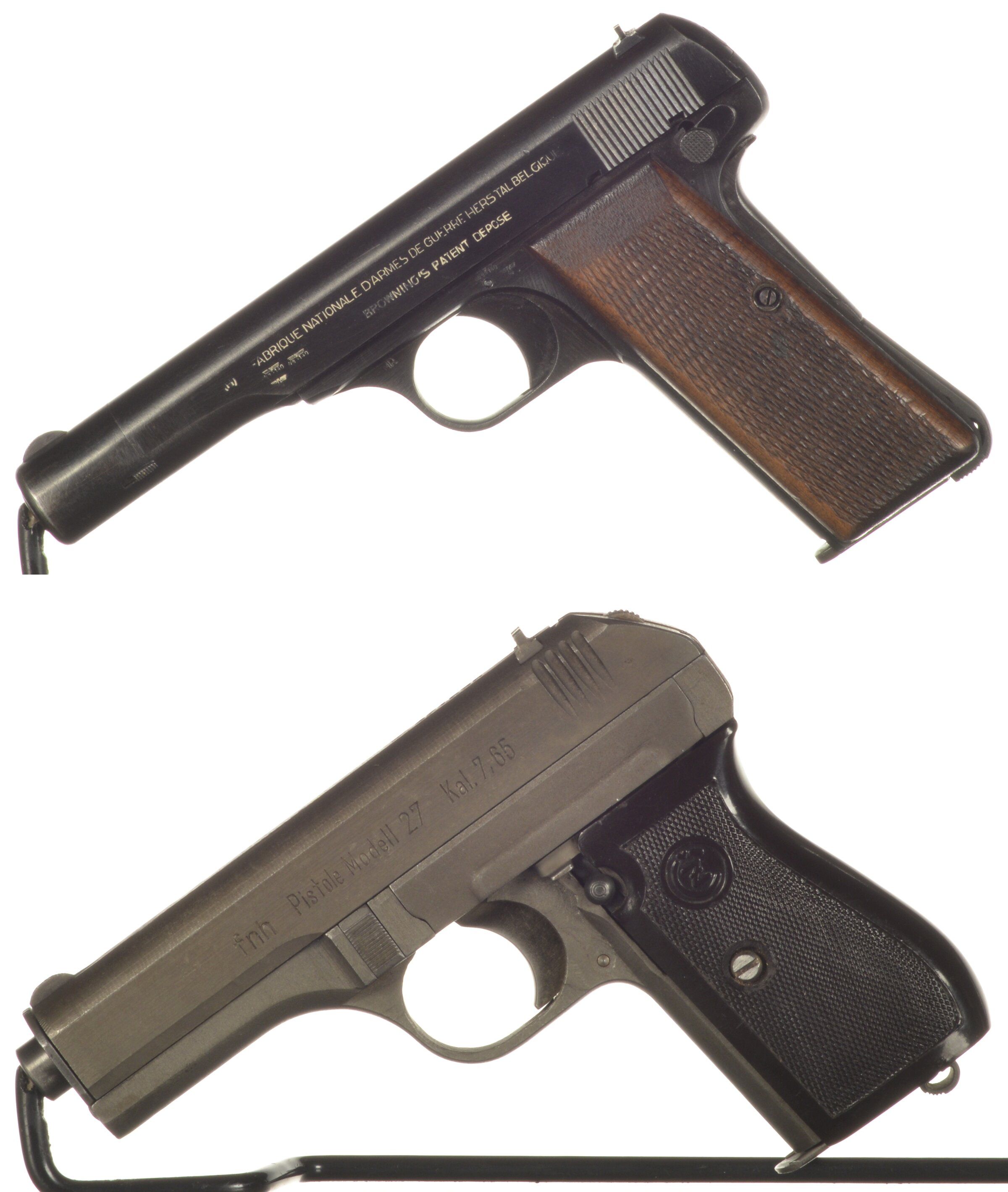 Two WWII German Occupation Semi-Automatic Pistols | Rock Island Auction