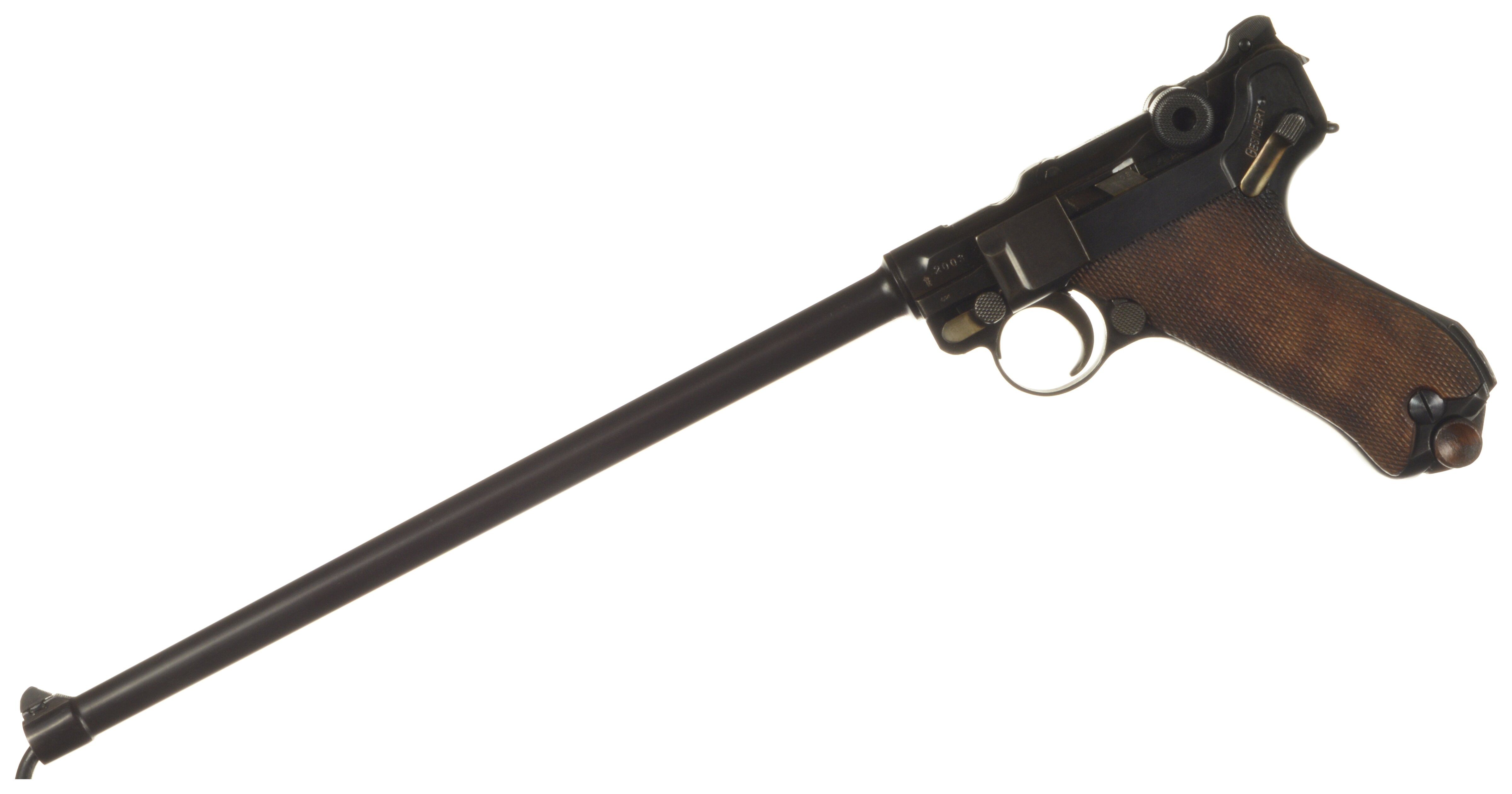 DWM Commercial Luger in "Extra Long Navy" Configuration | Rock Island ...