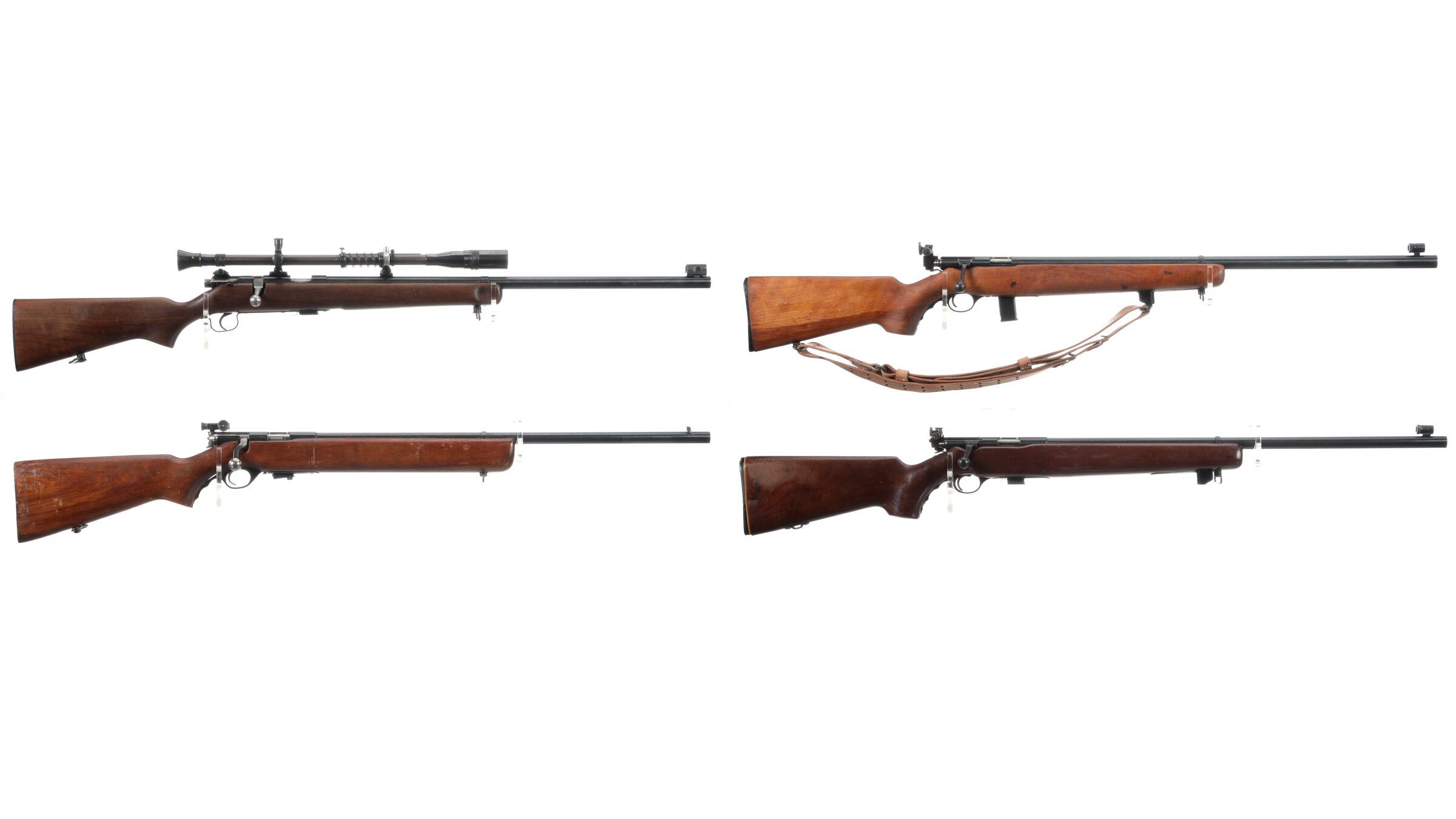 Four American Small Bore Bolt Action Rifles | Rock Island Auction