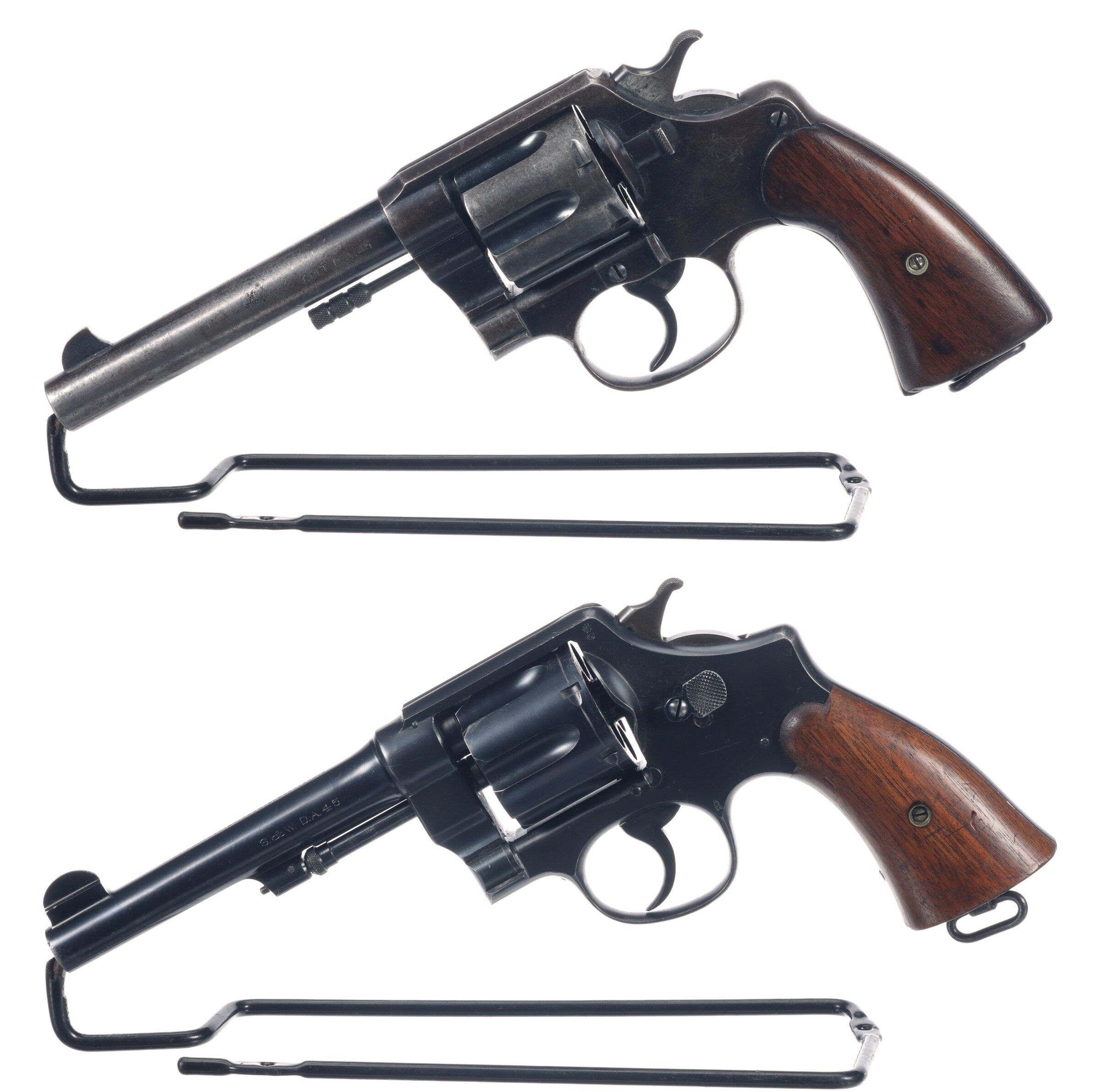 Two U.S. Military Double Action Revolvers | Rock Island Auction