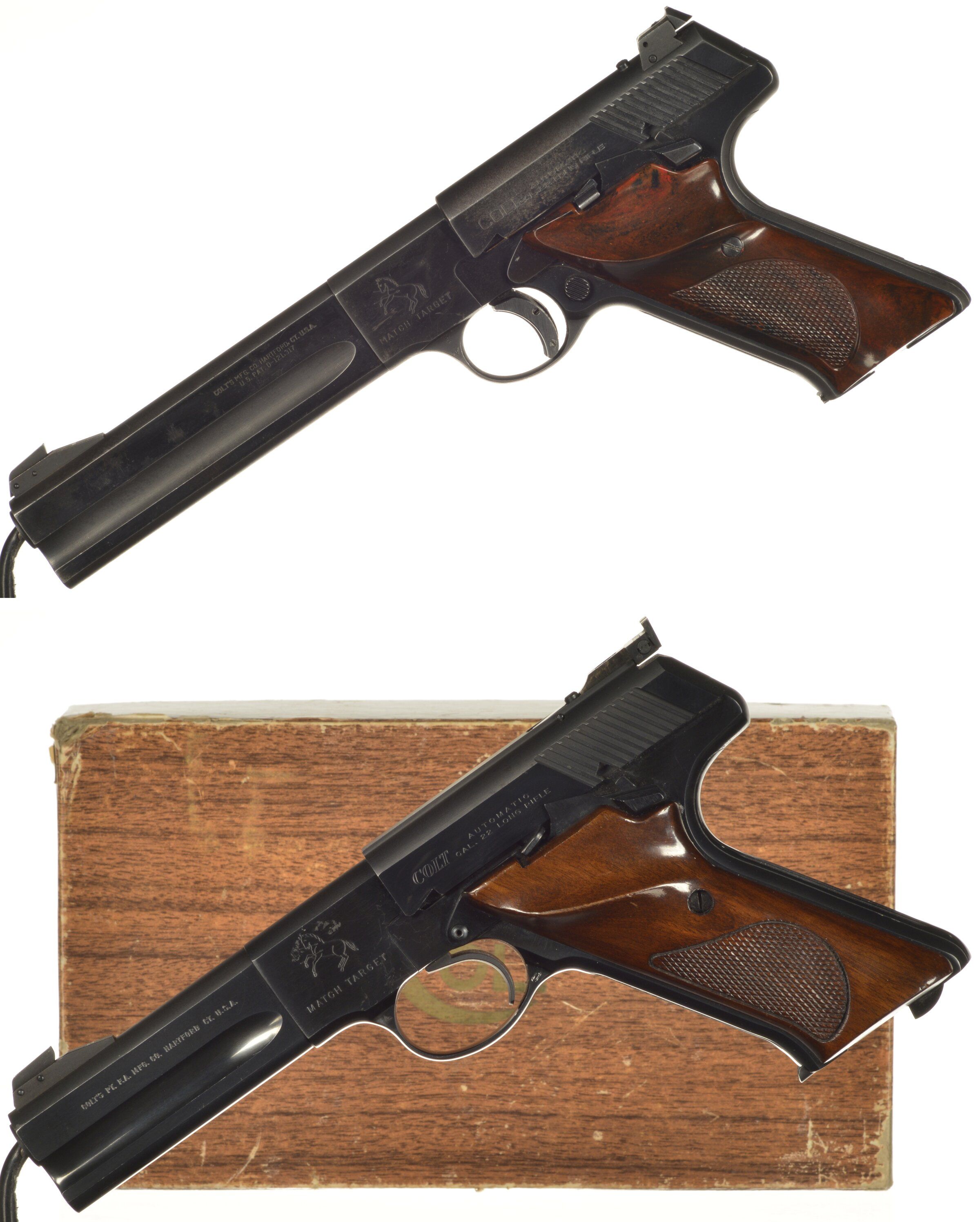 Two Colt Match Target Woodsman Semi-Automatic Pistols | Rock Island Auction