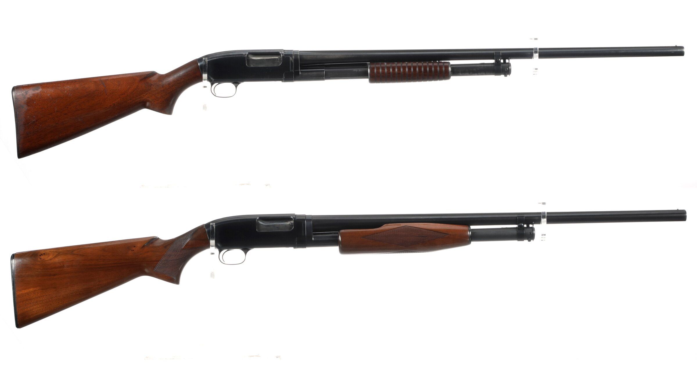 Two Sub Gauge Winchester Model 12 Slide Action Shotguns Rock Island two-sub-gauge-winchester-model-12-slide-action-shotguns-rock-island