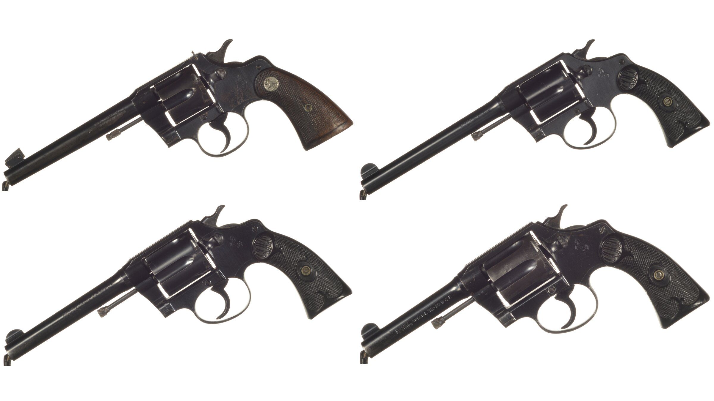 Four Colt Double Action Revolvers | Rock Island Auction