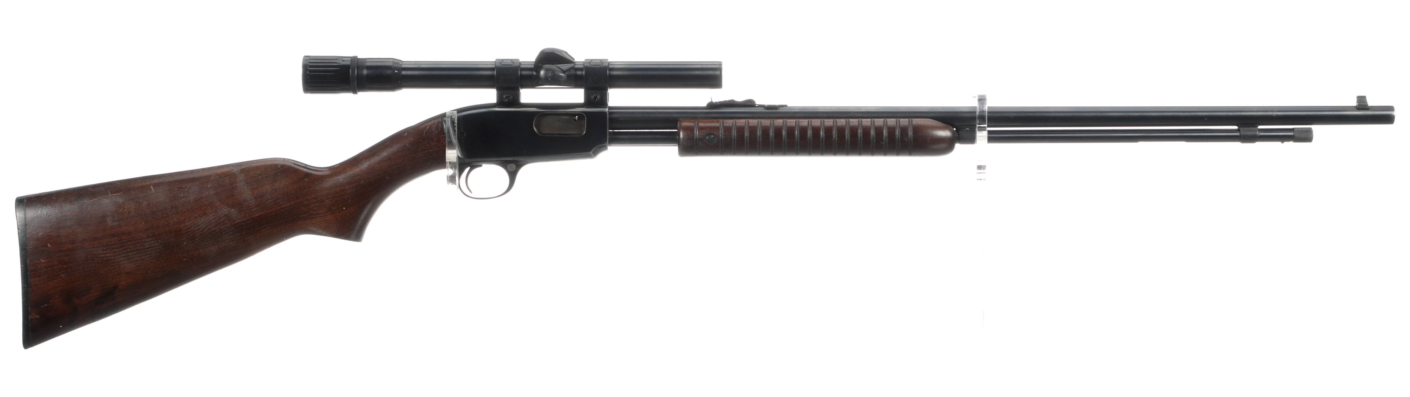 Winchester Model 61 Slide Action Rifle in .22 WMRF with Scope | Rock ...