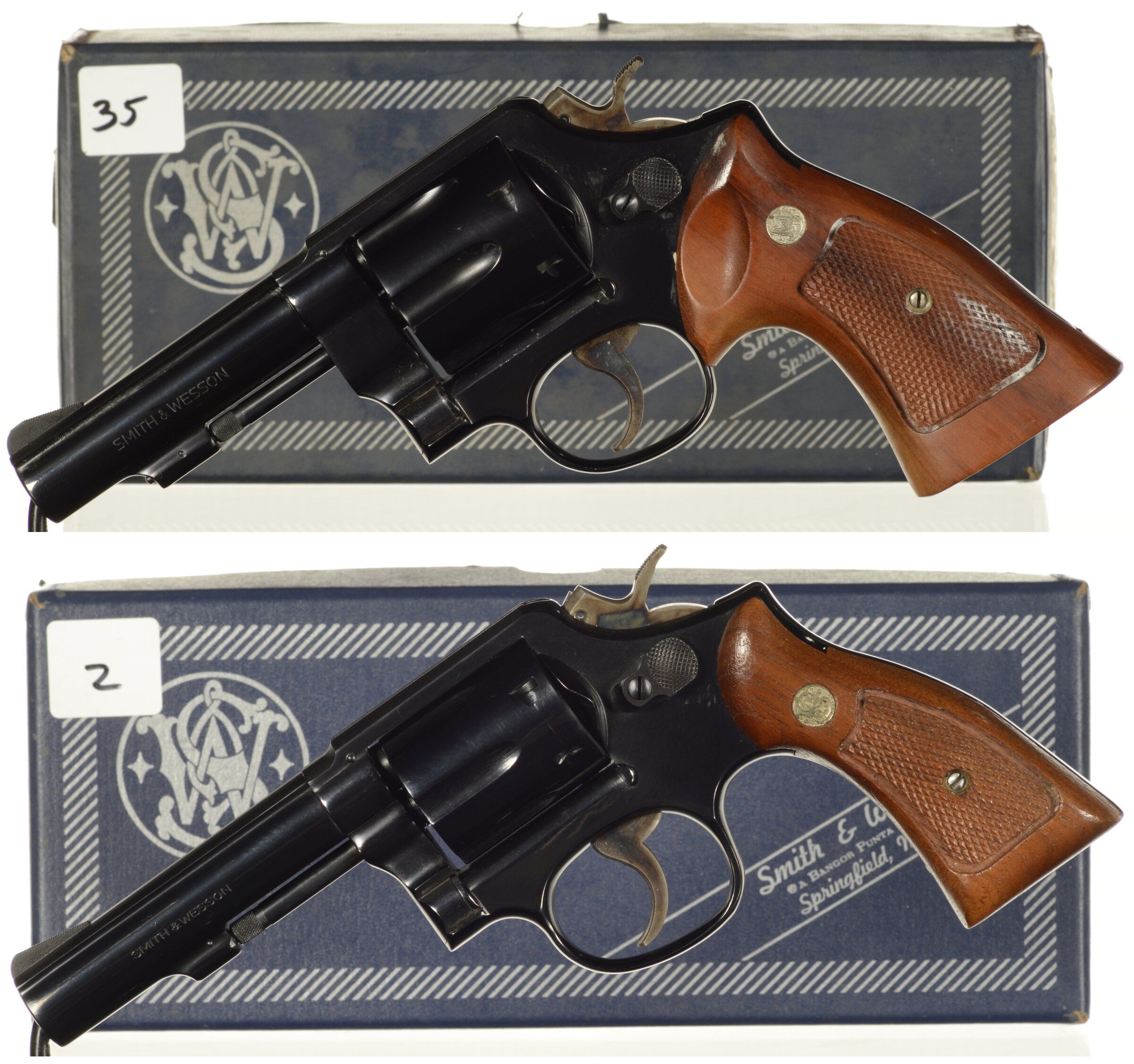 Two Smith & Wesson Double Action Revolvers with Boxes | Rock Island Auction