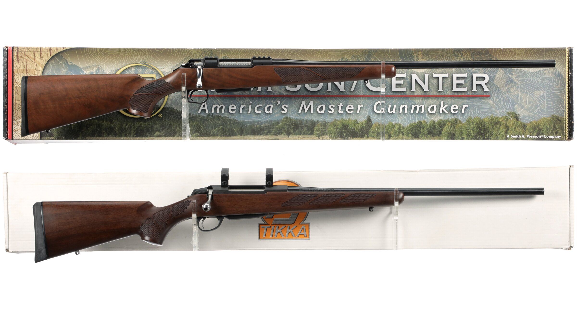 Two Bolt Action Rifles with Boxes | Rock Island Auction