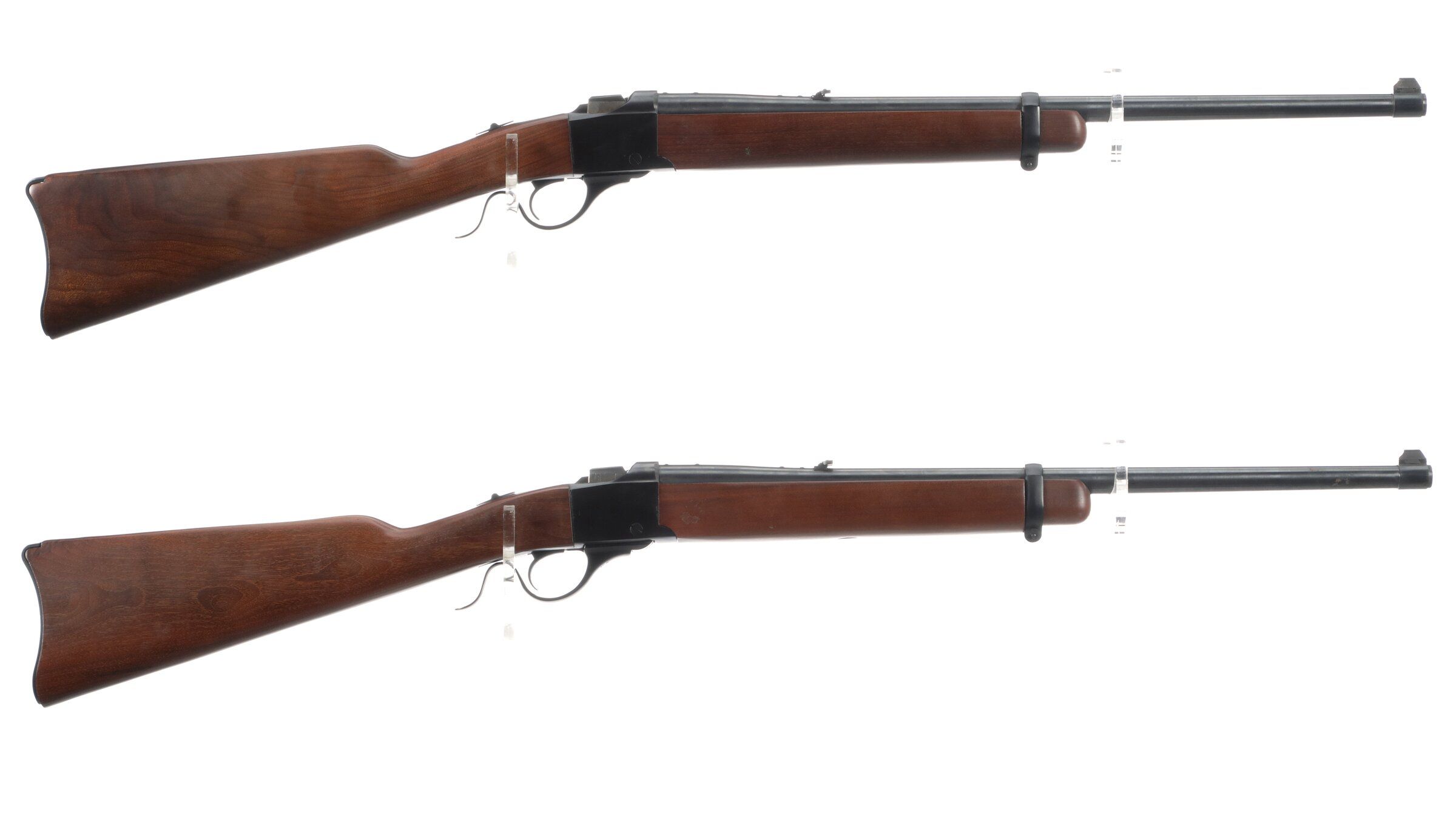 Two Ruger No. 3 Single Shot Falling Block Rifles | Rock Island Auction