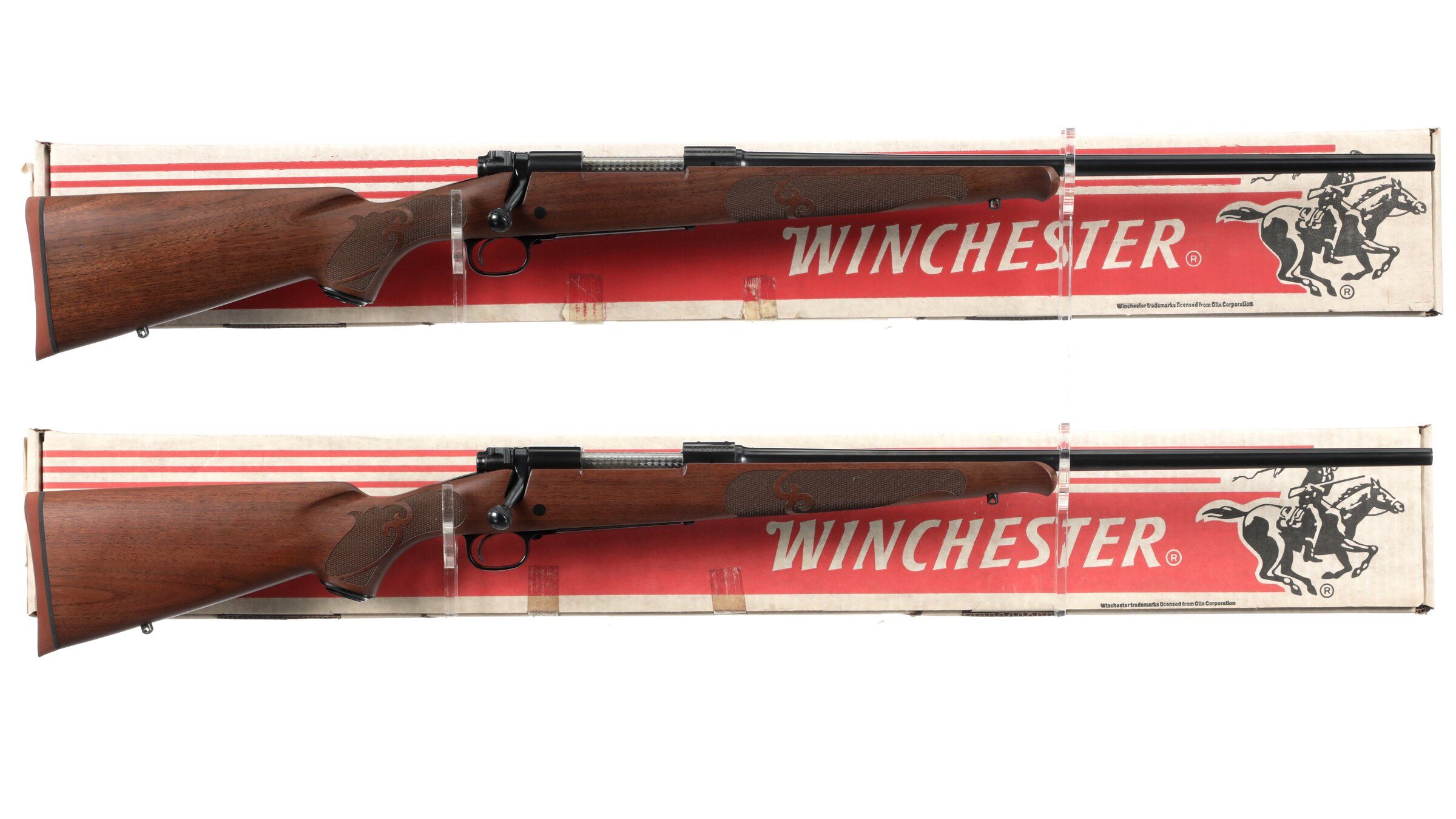 Two Winchester Model 70 XTR Featherweight Rifles with Boxes | Rock ...
