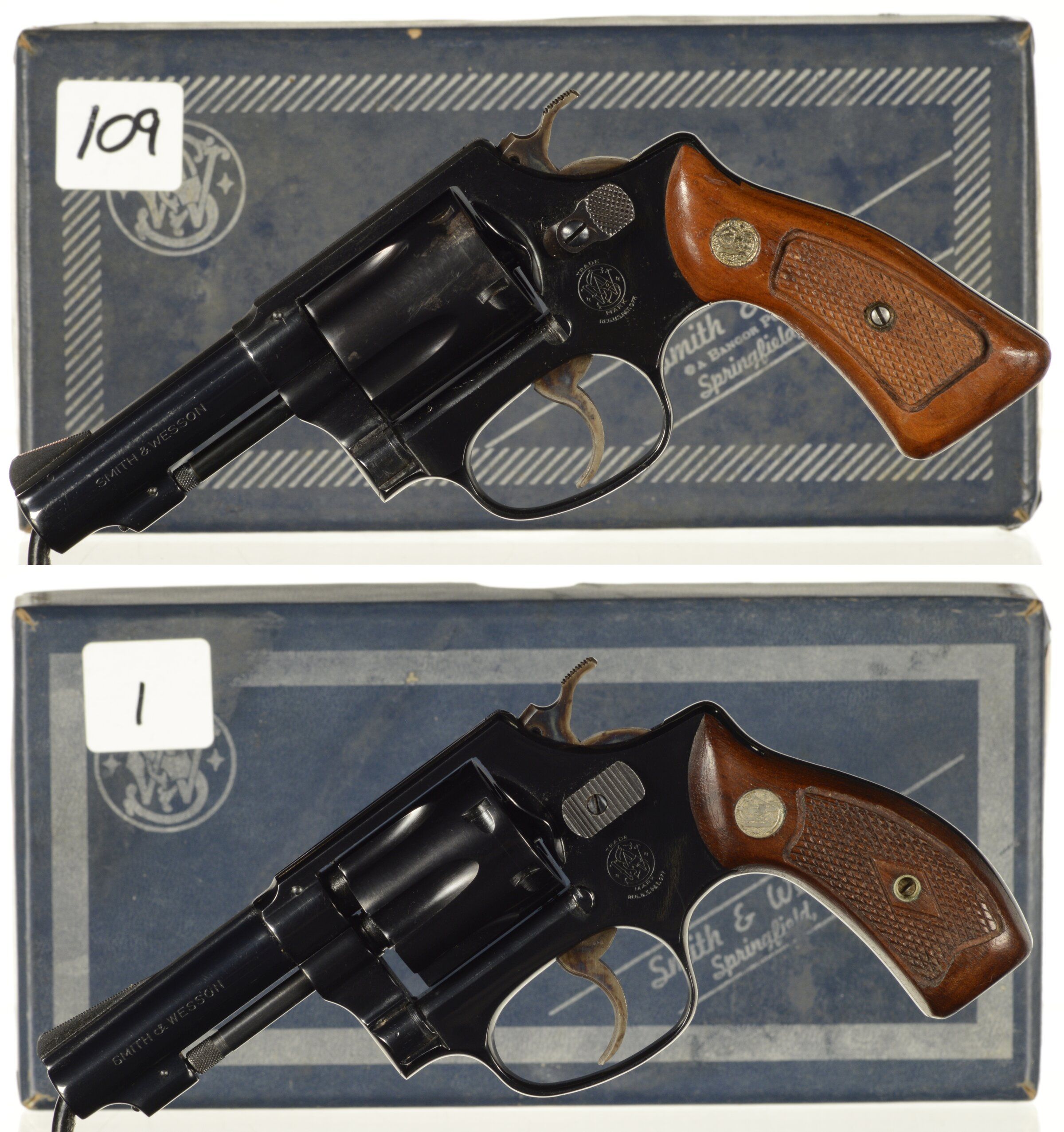 Two Smith & Wesson Double Action Revolvers with Boxes | Rock Island Auction