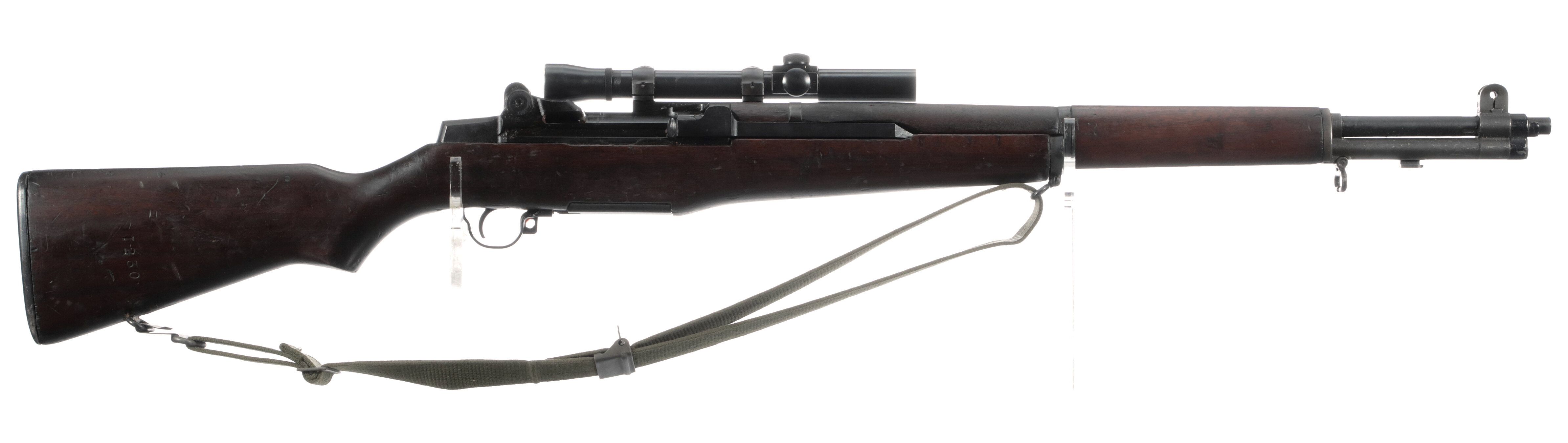 U.S. Springfield M1C Semi-Automatic Sniper Rifle with M82 Scope | Rock ...