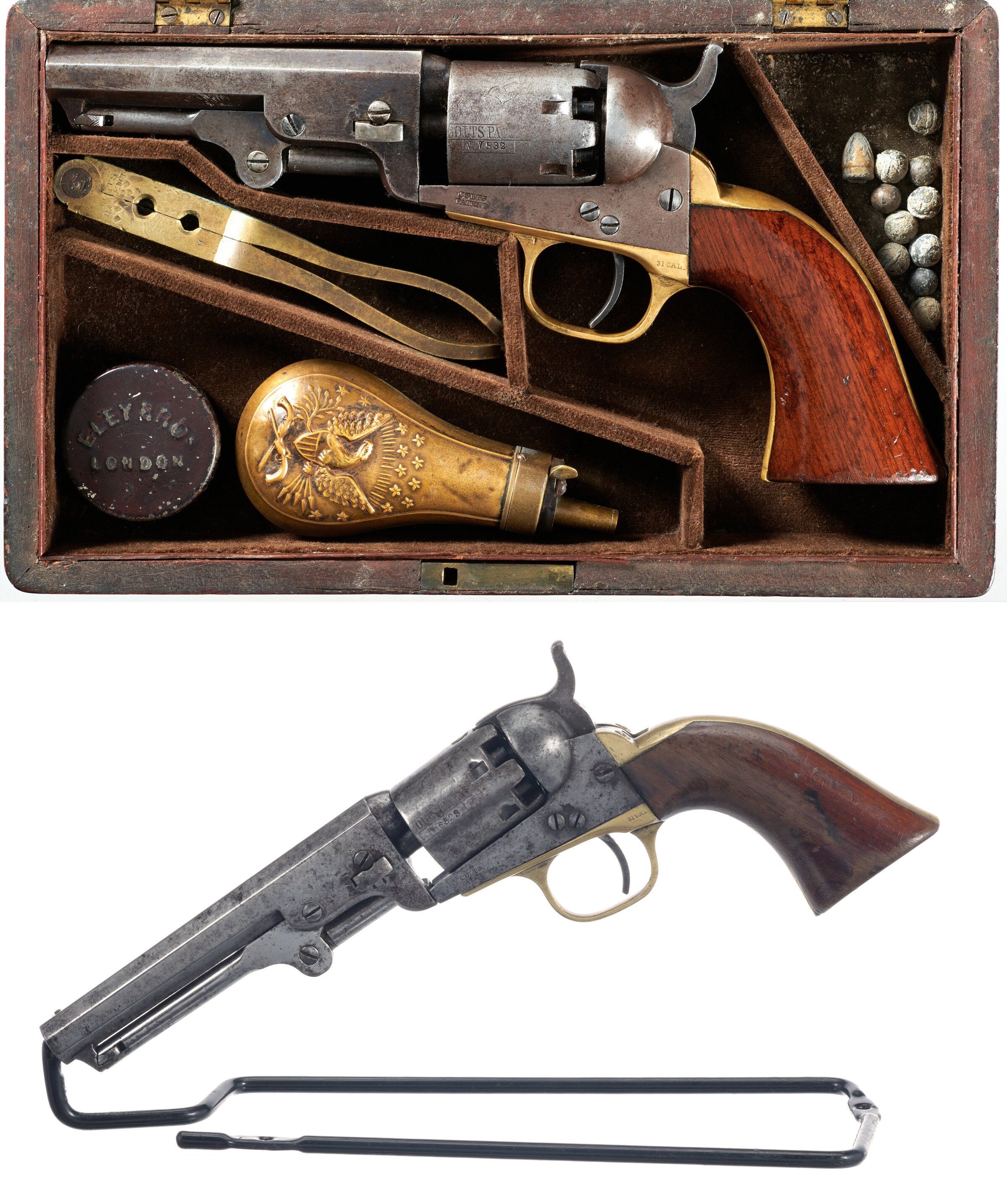 Two Colt Model 1849 Percussion Revolvers | Rock Island Auction