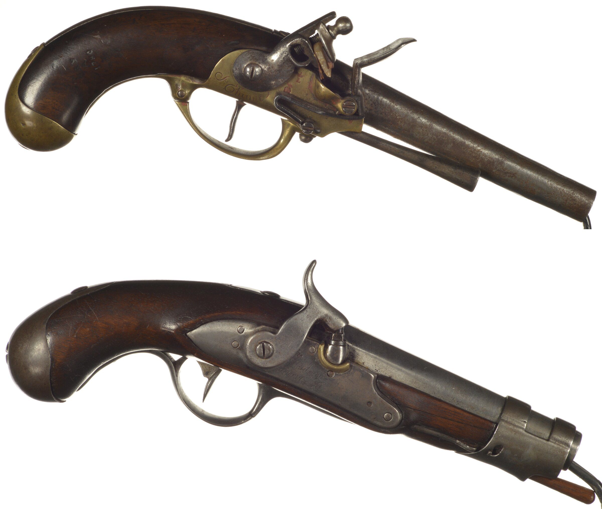 Two French Muzzleloading Pistols | Rock Island Auction