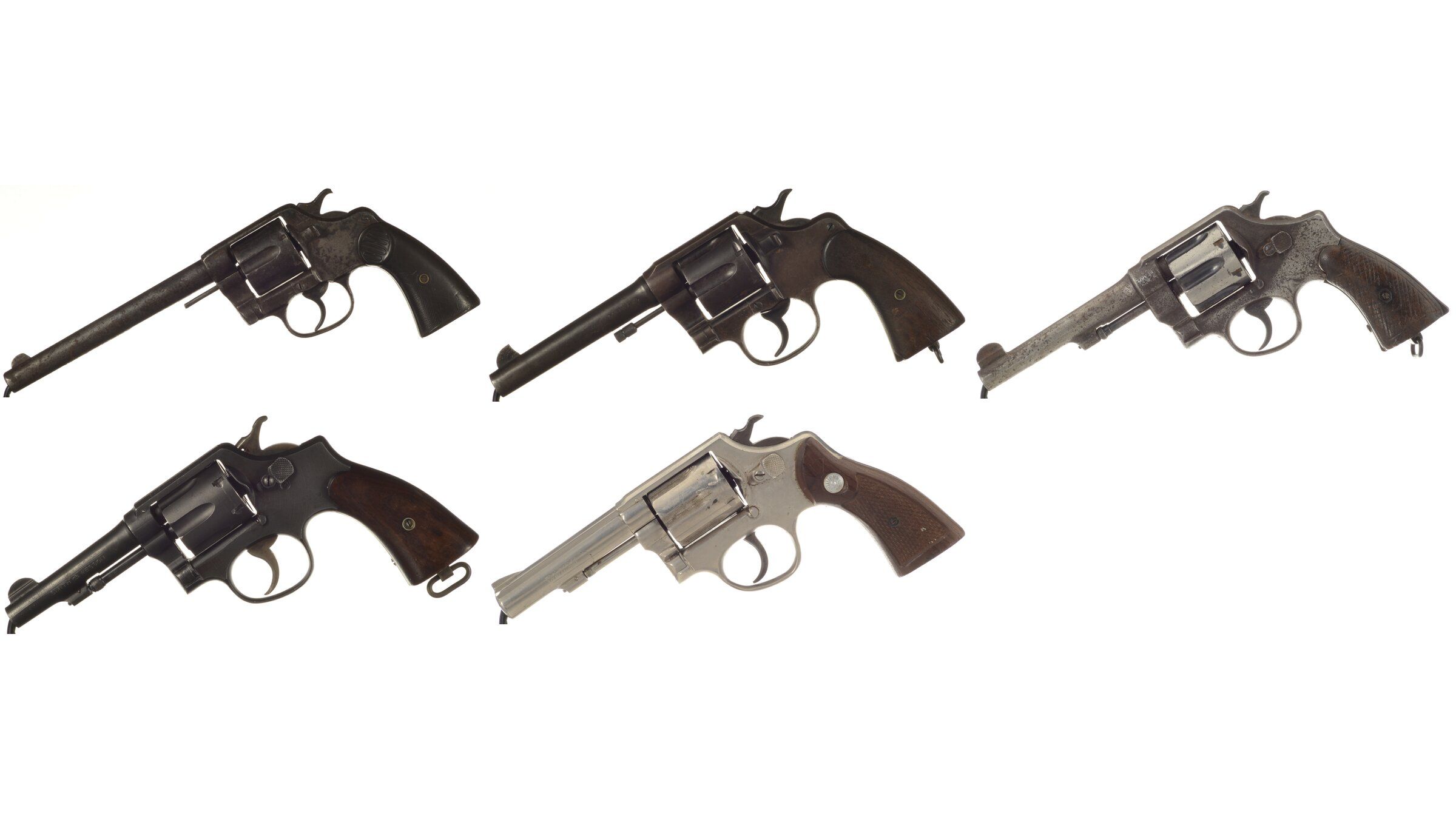 Five Double Action Revolvers | Rock Island Auction