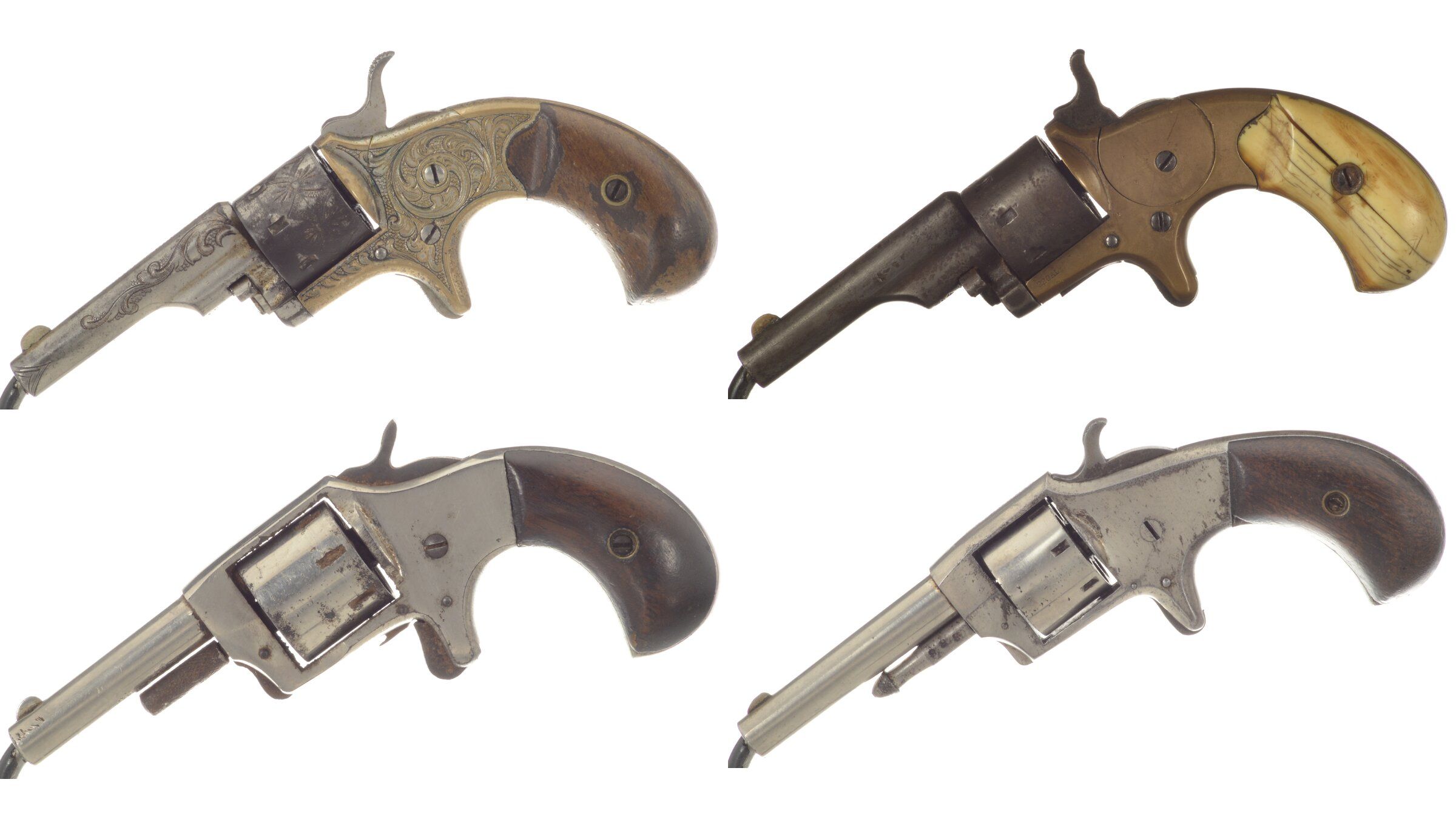 Four Spur Trigger Pocket Revolvers | Rock Island Auction