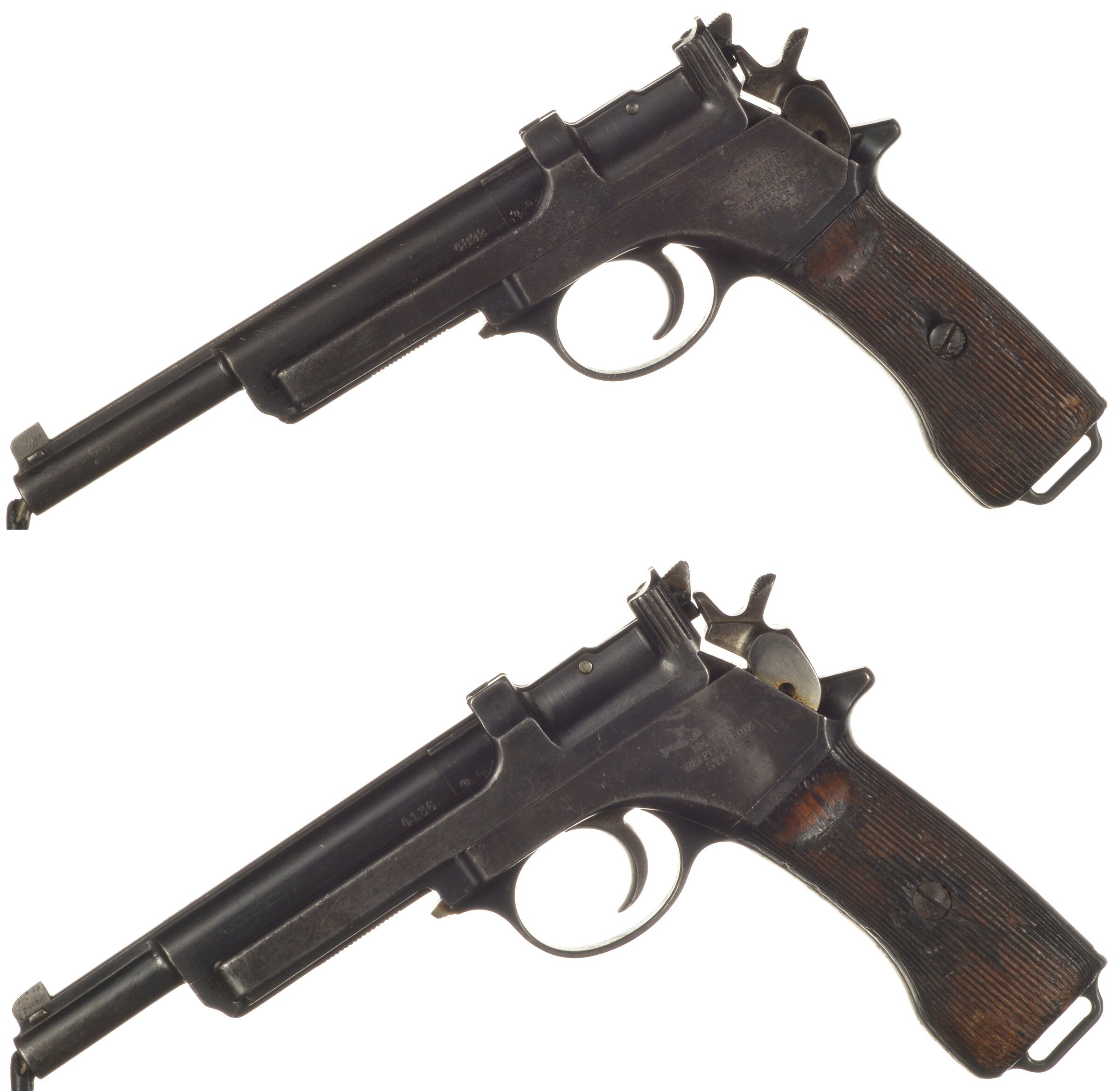 Two Austro-Hungarian Steyr Mannlicher 1905 Pistols | Rock Island Auction