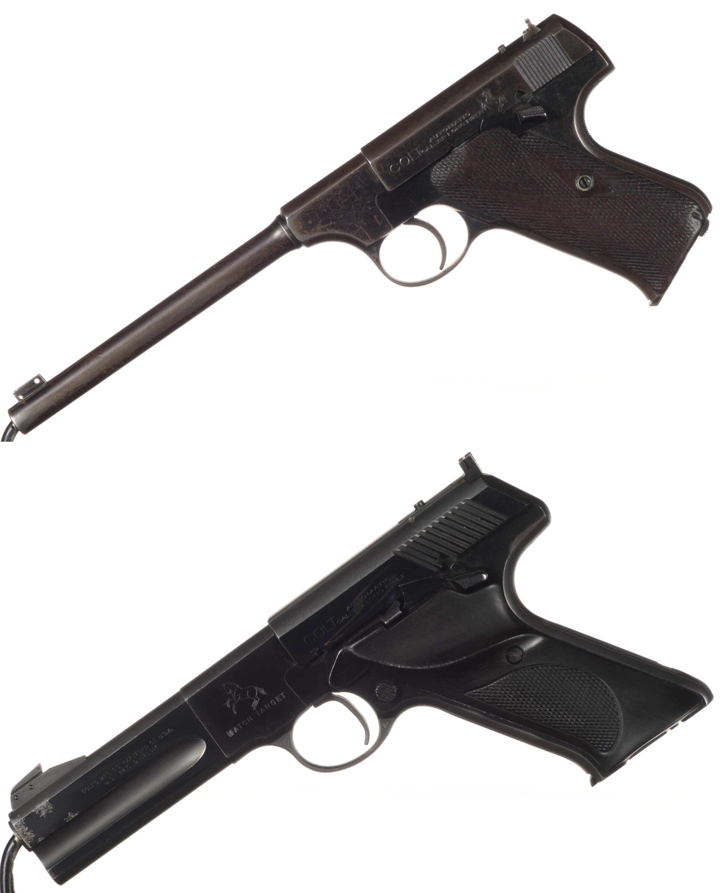 Two Colt Semi-Automatic Target Pistols | Rock Island Auction