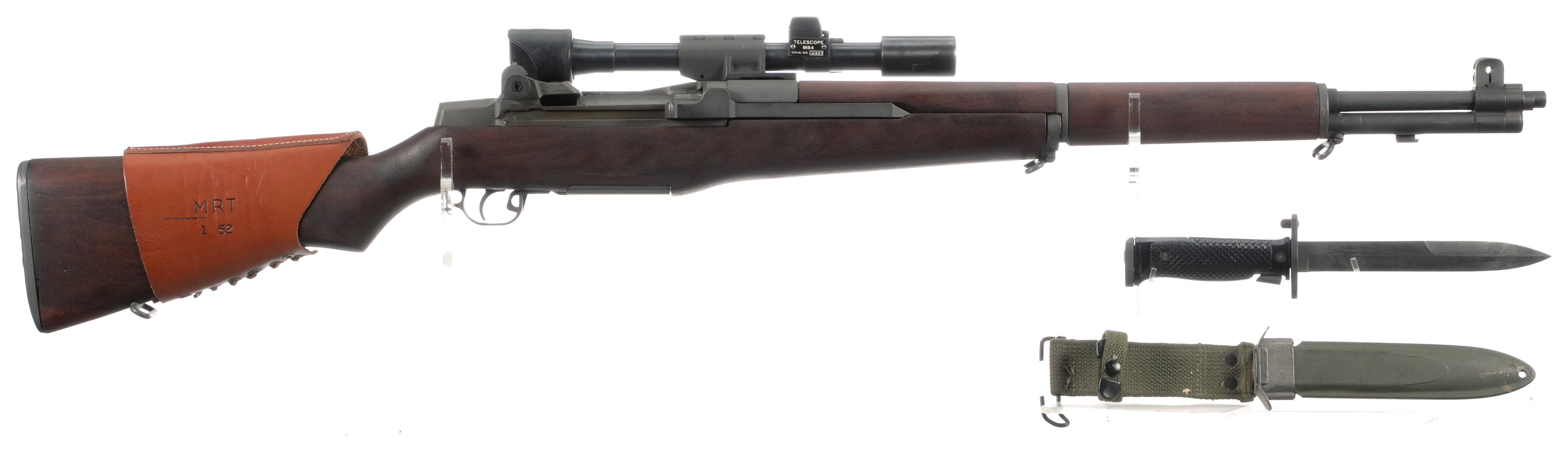 U.S. Springfield Armory M1D Sniper Rifle with M84 Scope | Rock Island ...