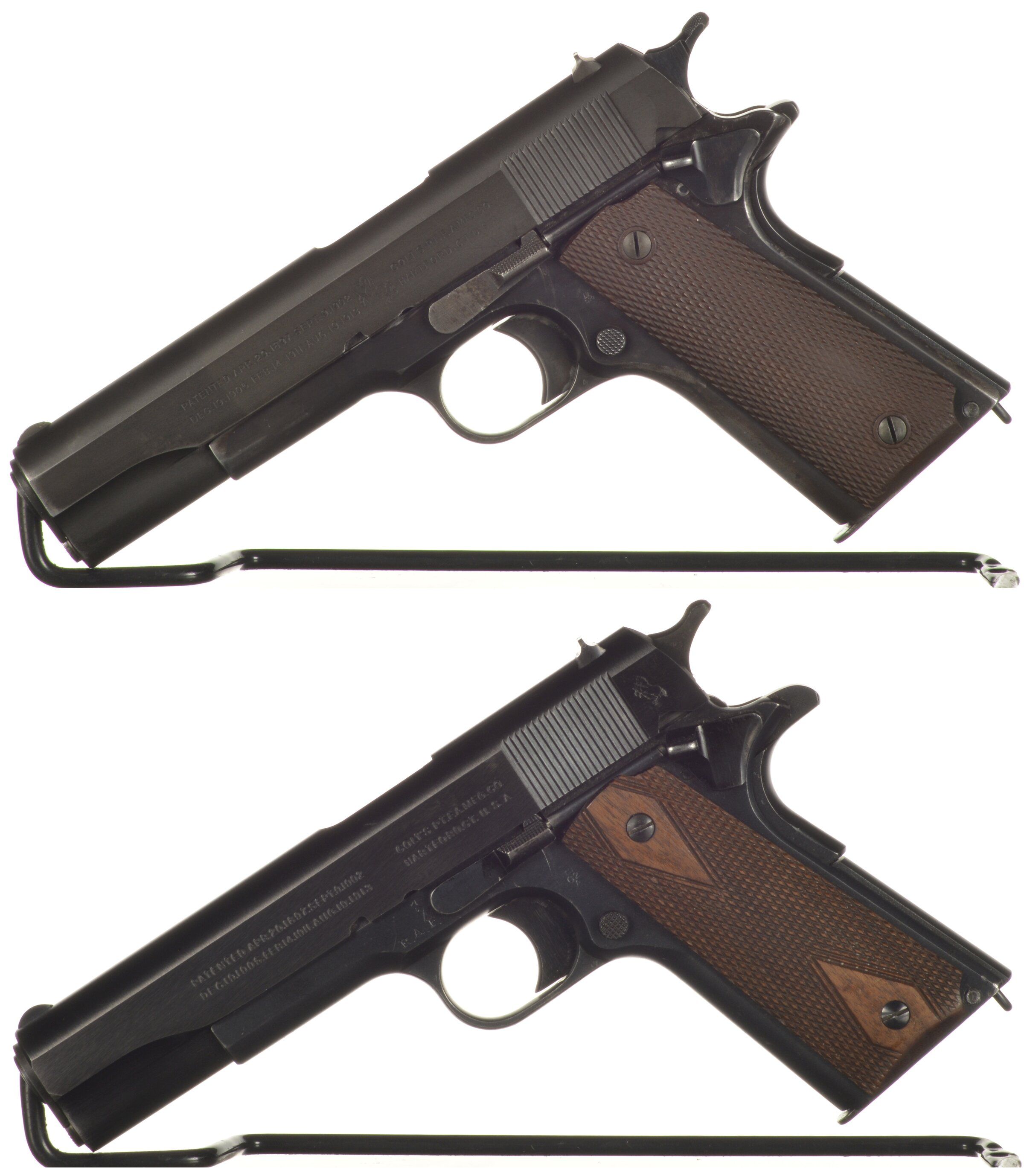 Two Colt 1911 Pattern Semi-Automatic Pistols | Rock Island Auction