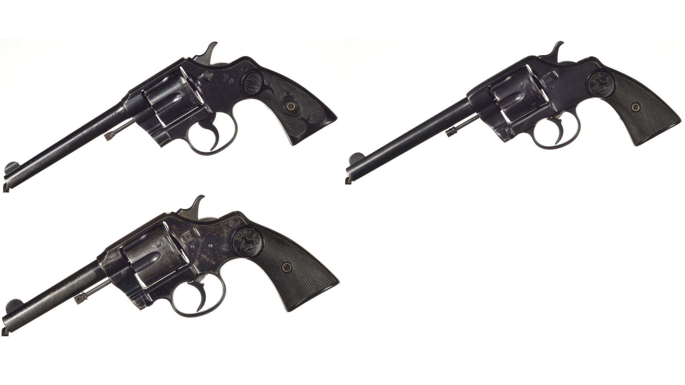 Three Colt Double Action Revolvers | Rock Island Auction
