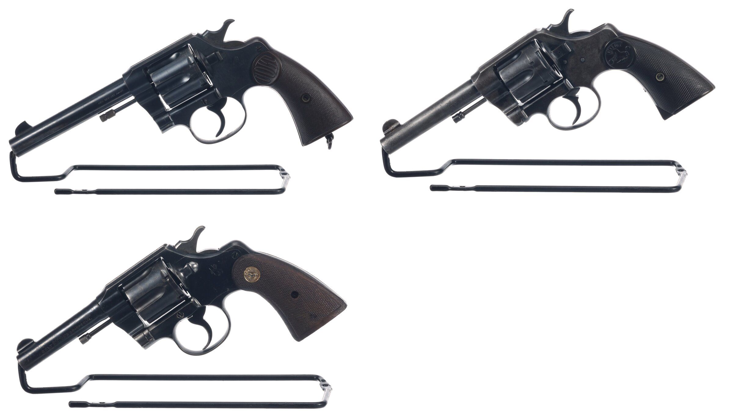 Three Colt Double Action Revolvers | Rock Island Auction