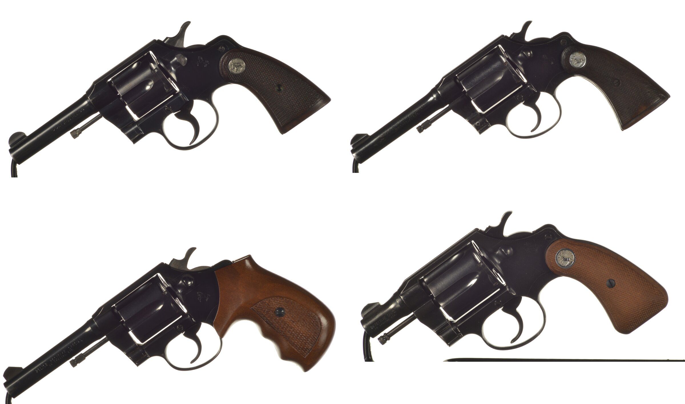 Four Colt Double Action Revolvers | Rock Island Auction