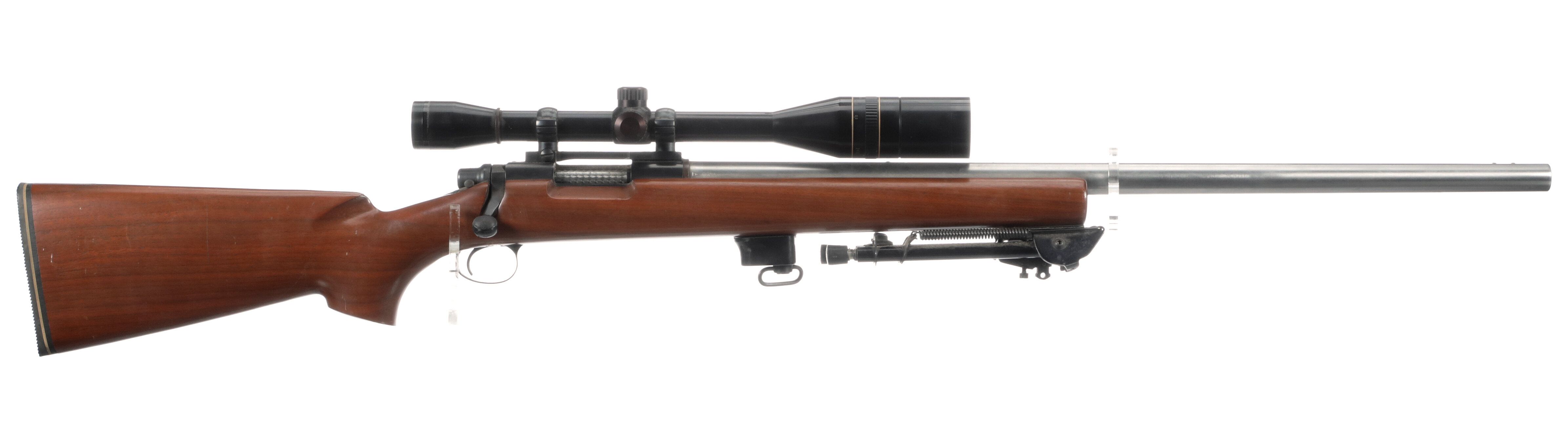 Remington Model 40-X Single Shot Bolt Action Rifle with Scope | Rock ...