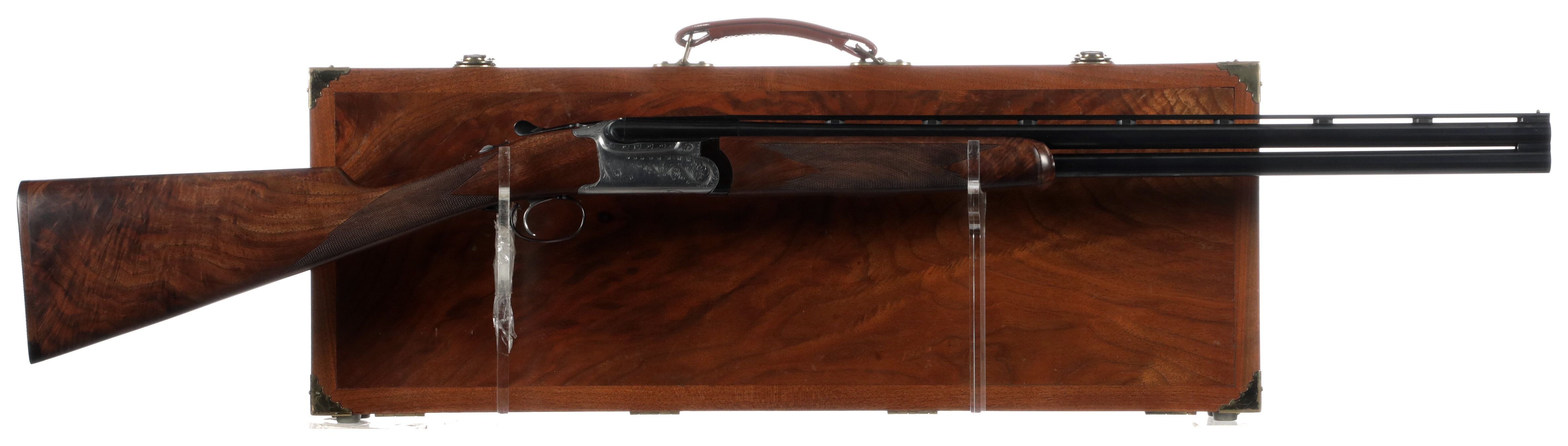 Carl Bleile Engraved Ruger 20 Gauge Red Label Over/Under shotgun | Rock ...