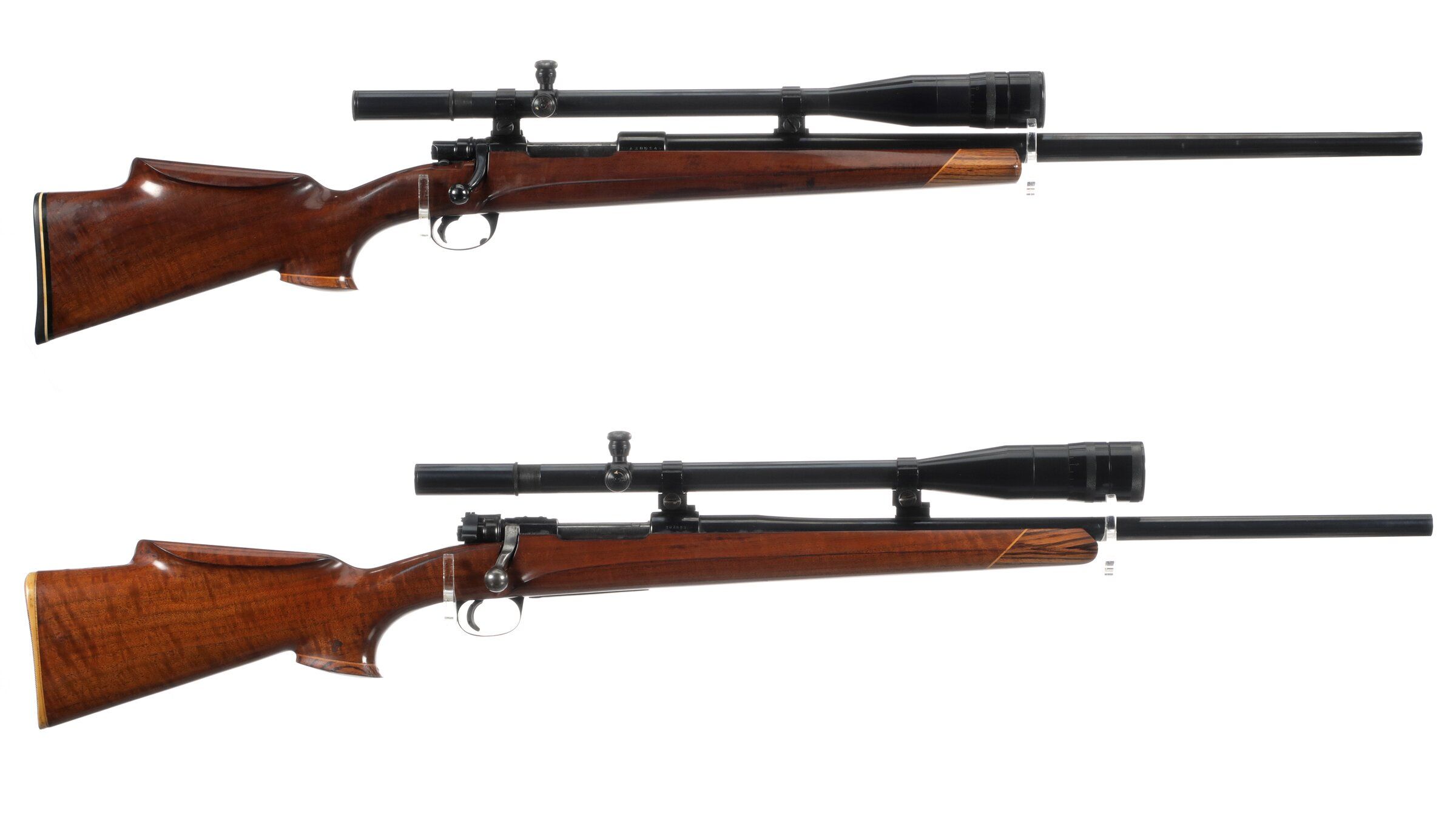 Two Bolt Action Rifles with Scopes | Rock Island Auction