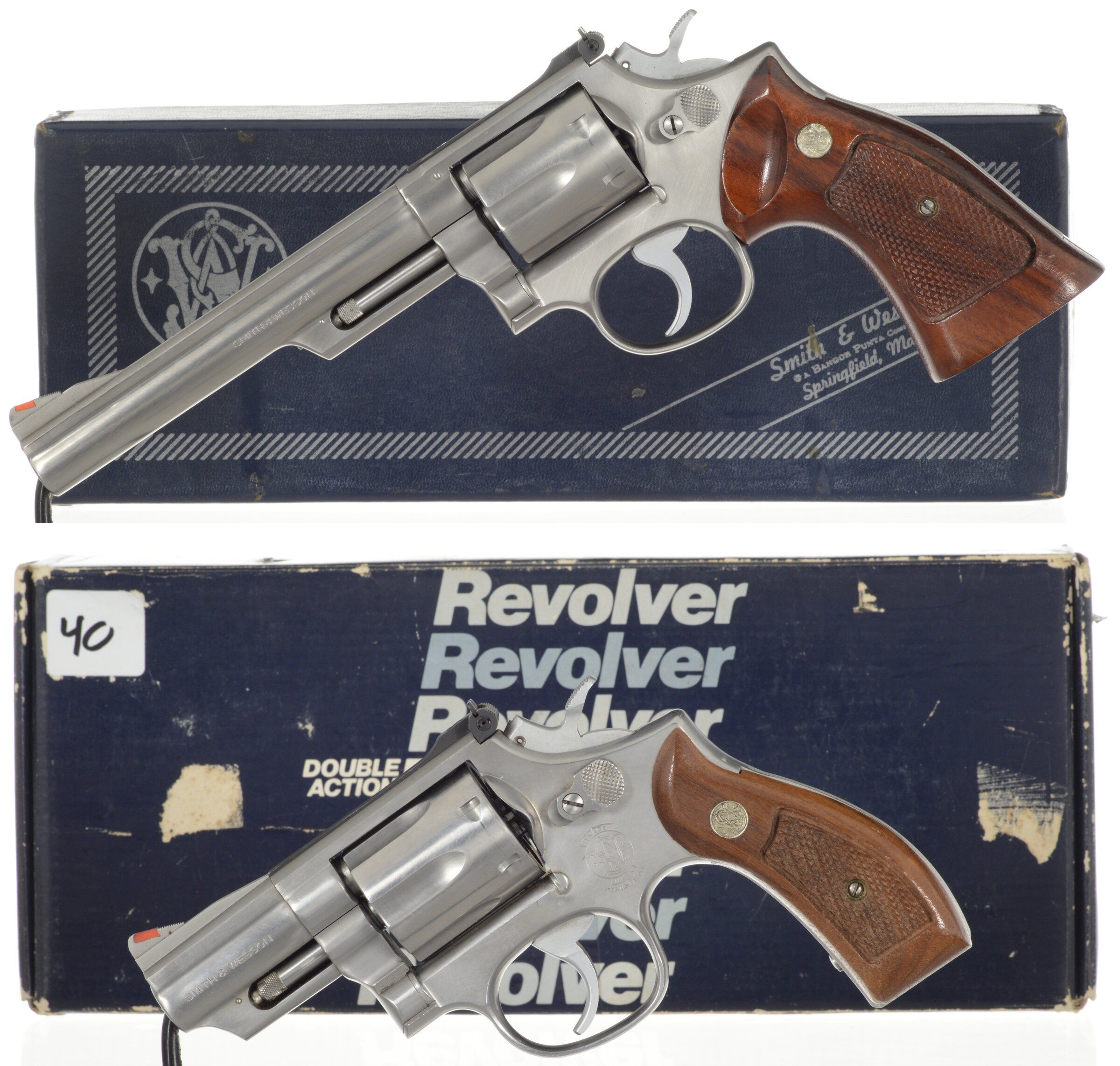 Two Smith & Wesson Double Action Revolvers with Boxes | Rock Island Auction