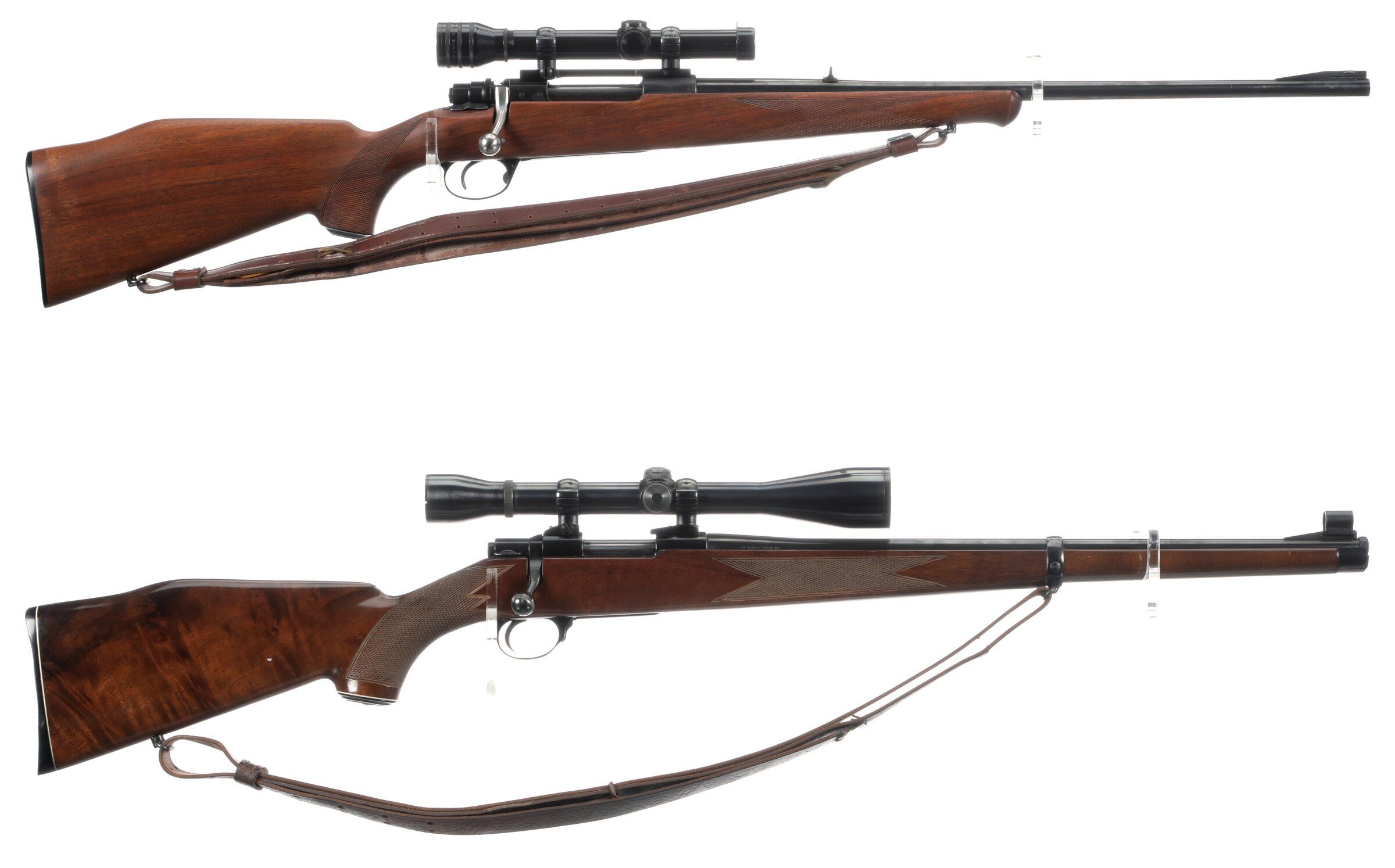 Two European Bolt Action Rifles with Scopes | Rock Island Auction