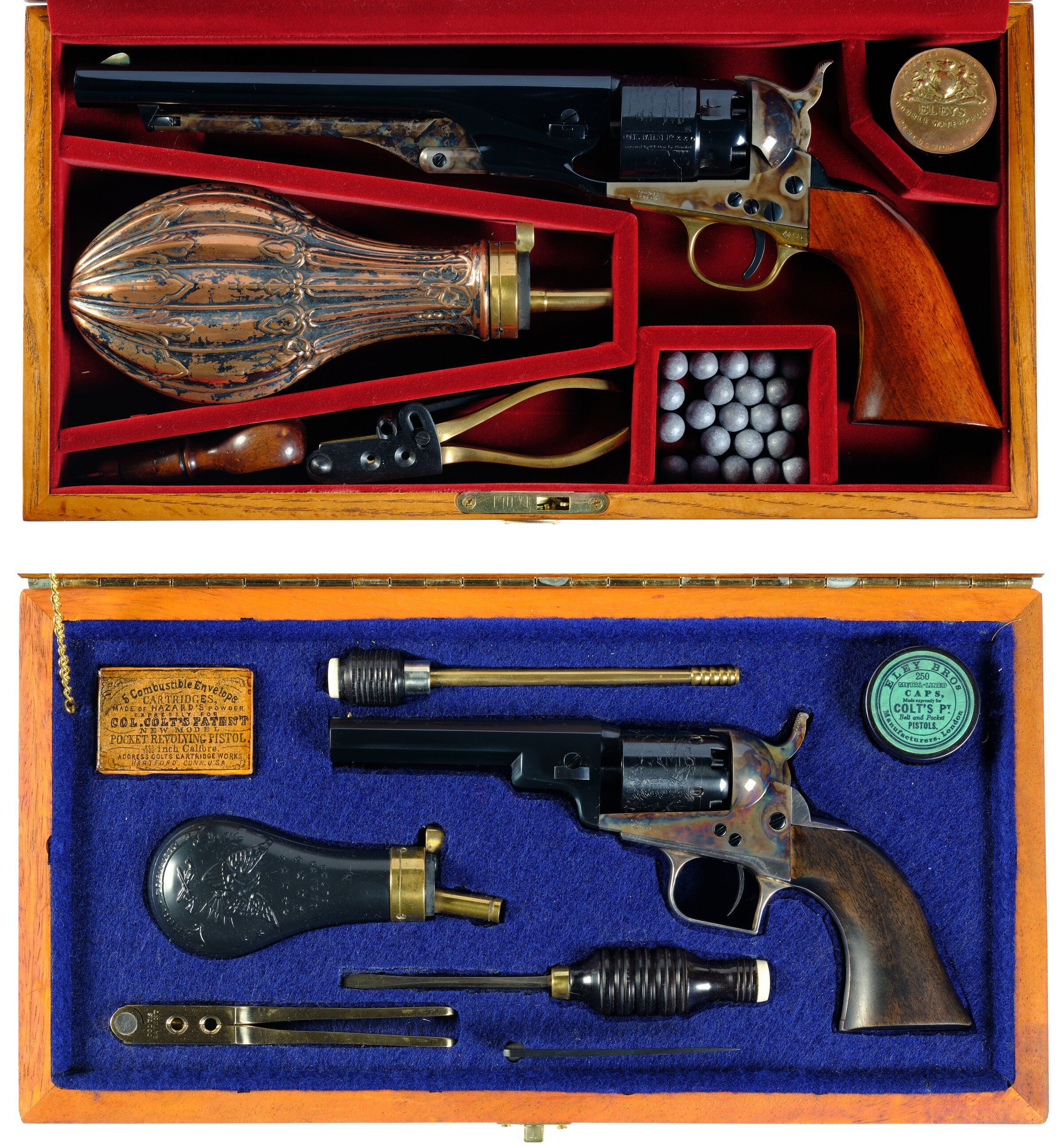 Two Reproduction Colt Percussion Revolvers | Rock Island Auction