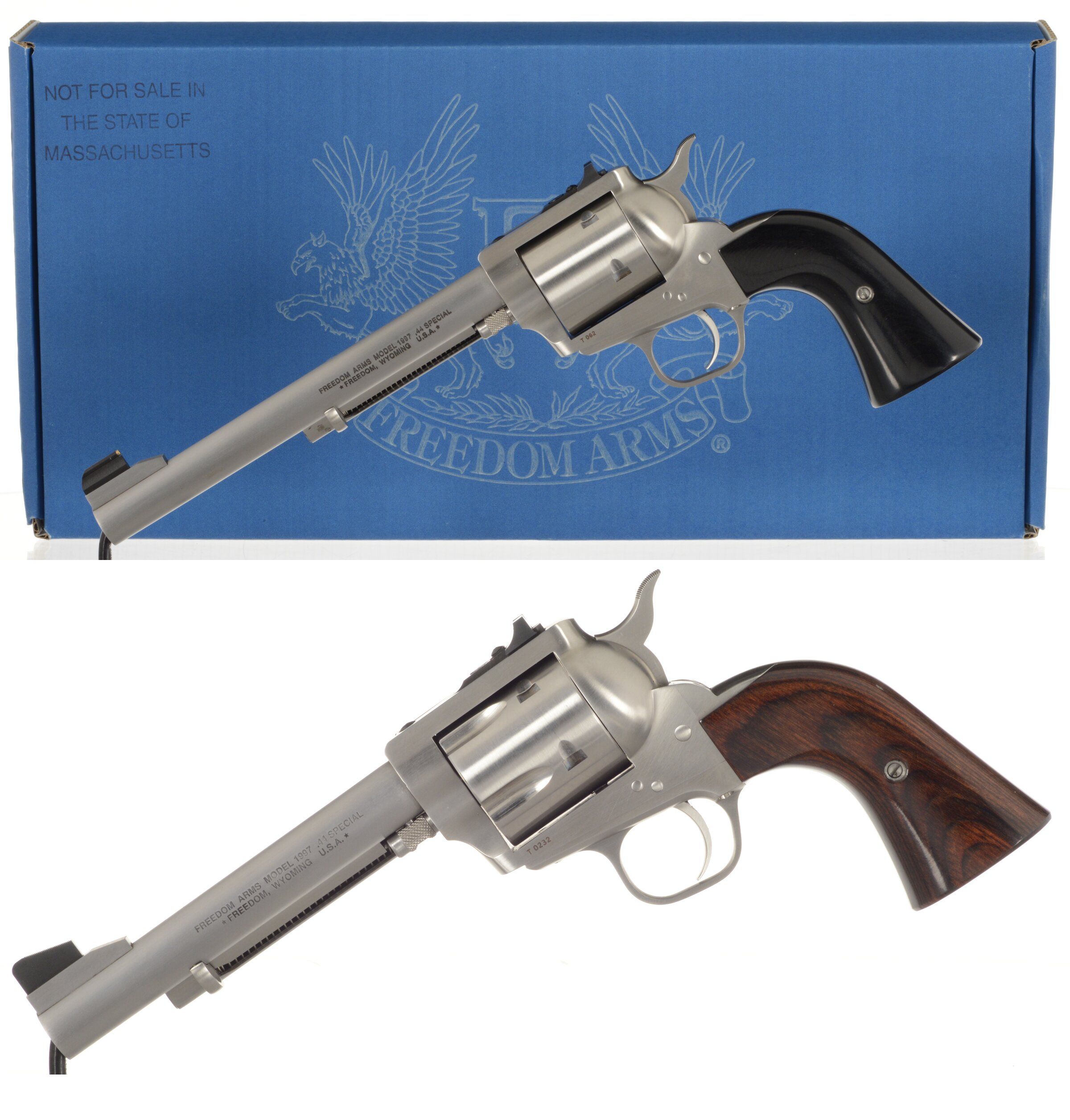 Two Freedom Arms Model 1997 Premier Grade Revolvers | Rock Island Auction