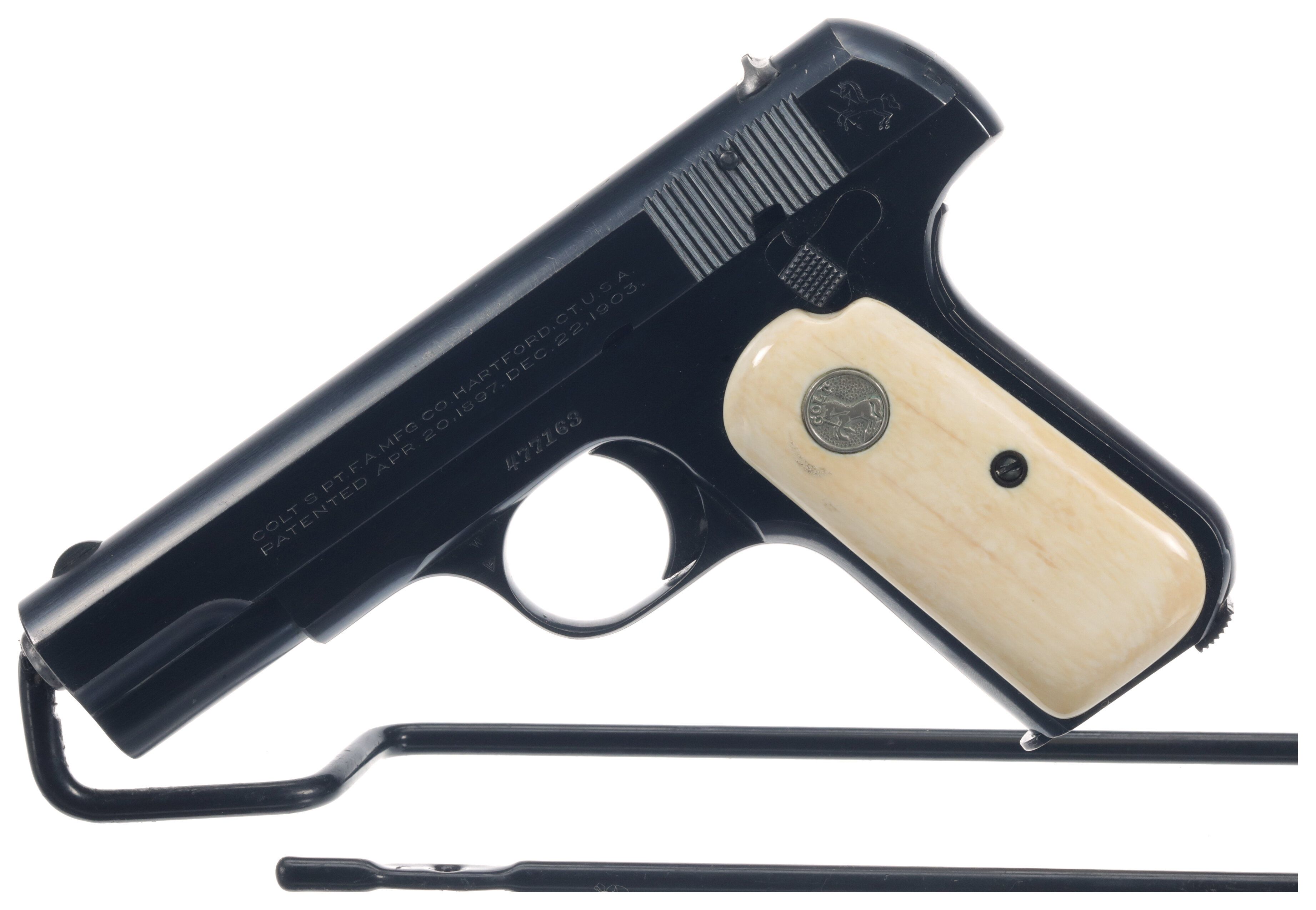 Colt Model 1903 Pocket Hammerless Semi-Automatic Pistol | Rock Island ...