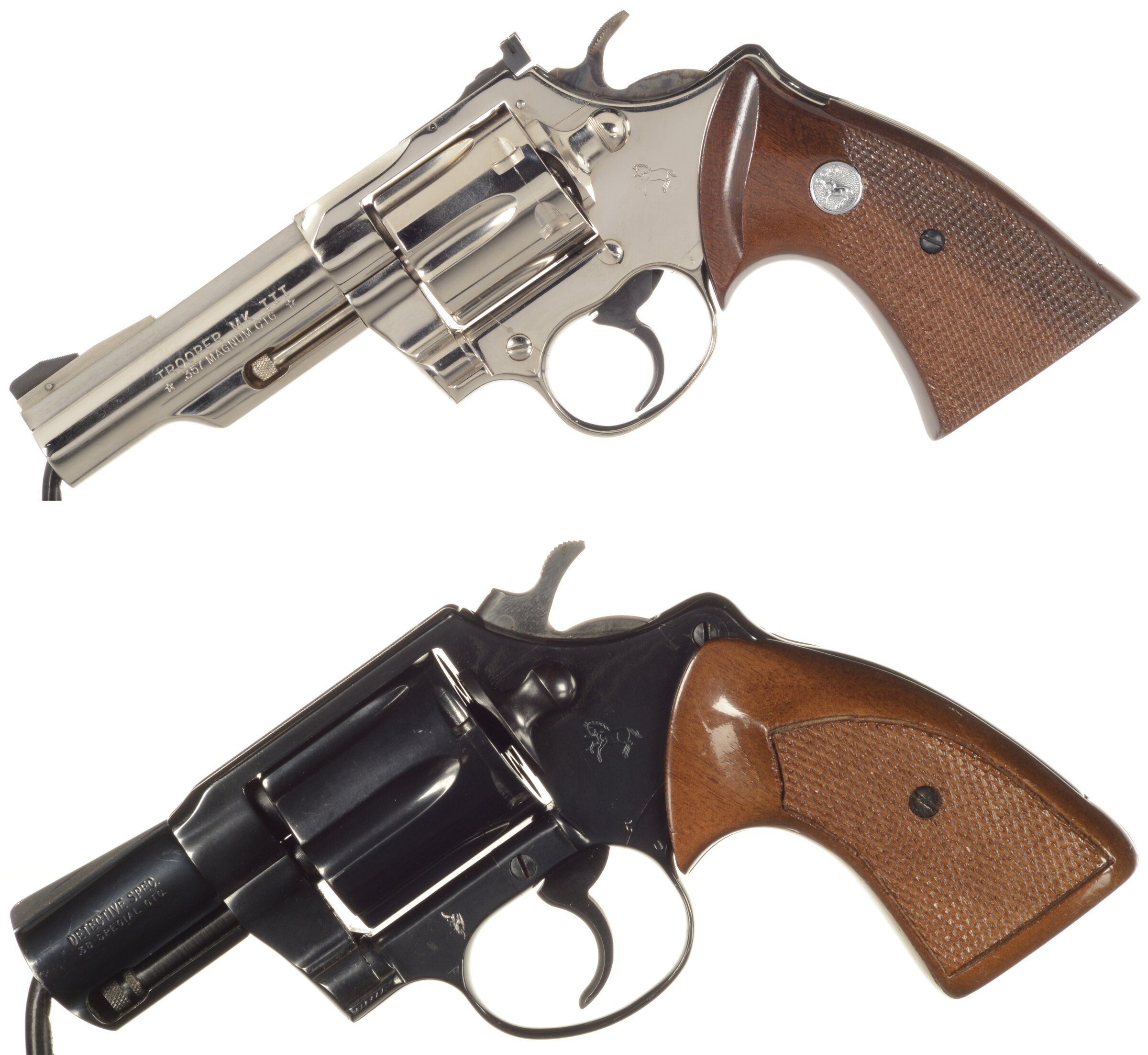Two Colt Double Action Revolvers | Rock Island Auction