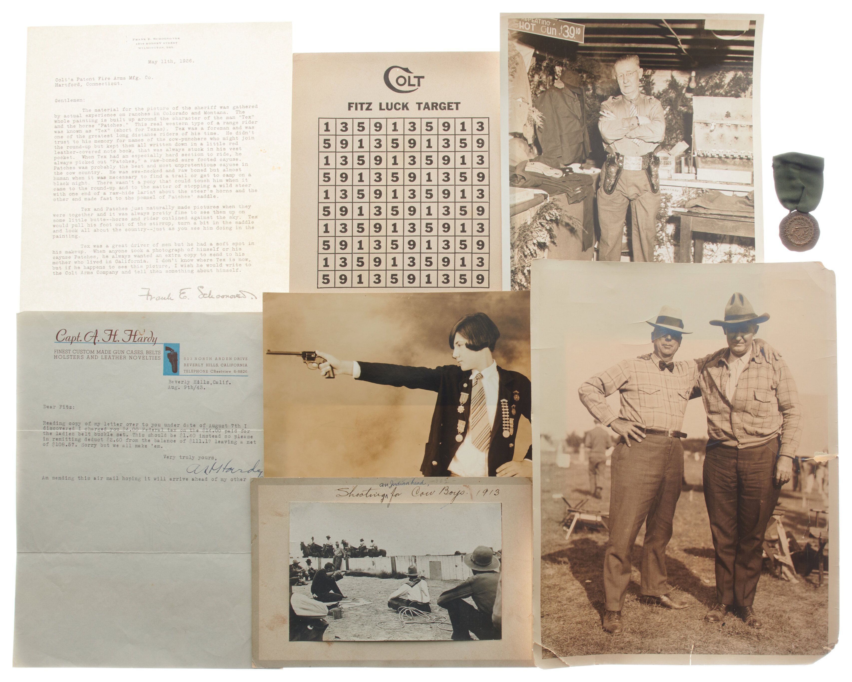Grouping of J.H. Fitzgerald Photographs and Memorabilia | Rock Island ...