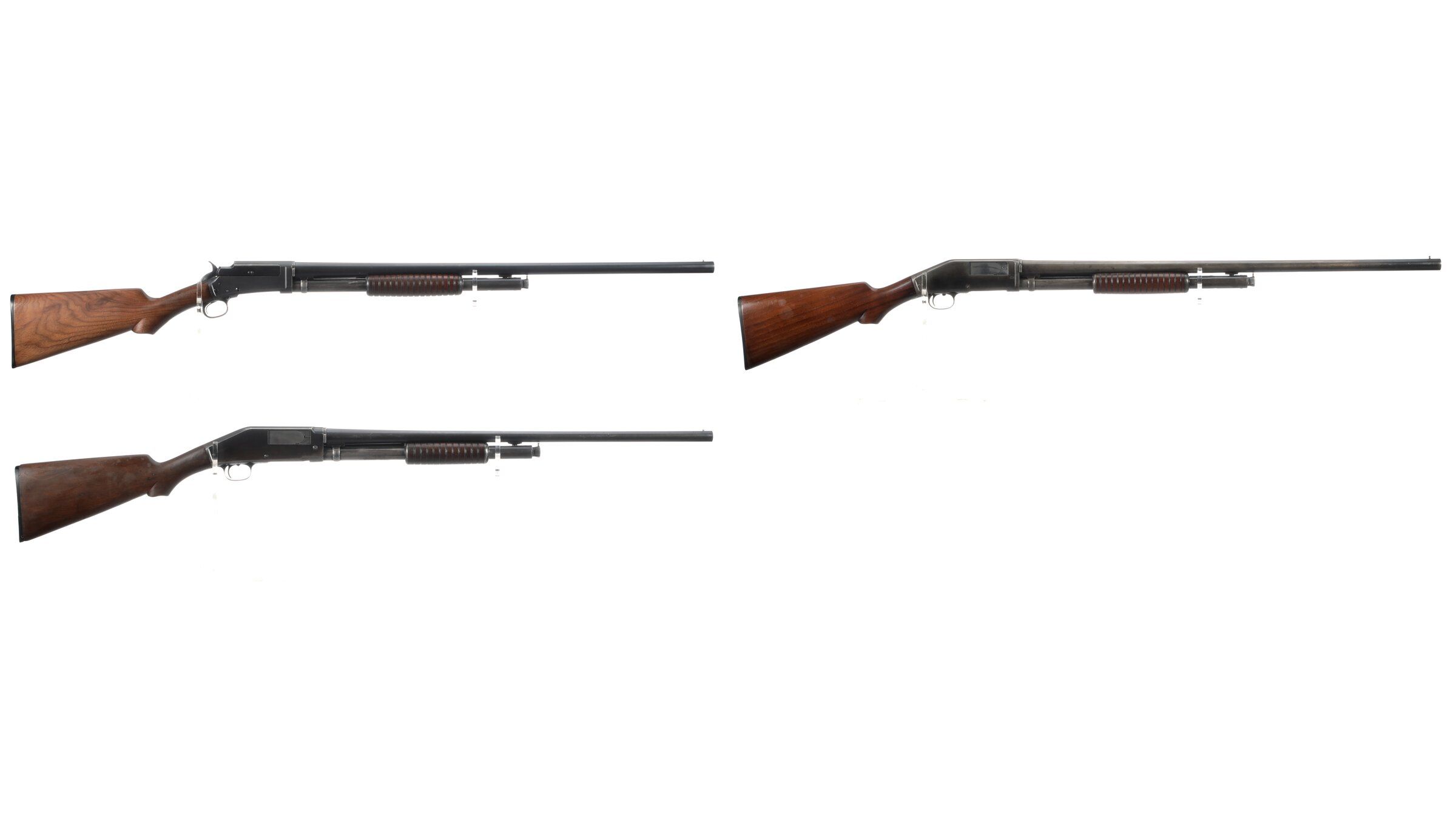 Three Marlin Slide Action Shotguns | Rock Island Auction