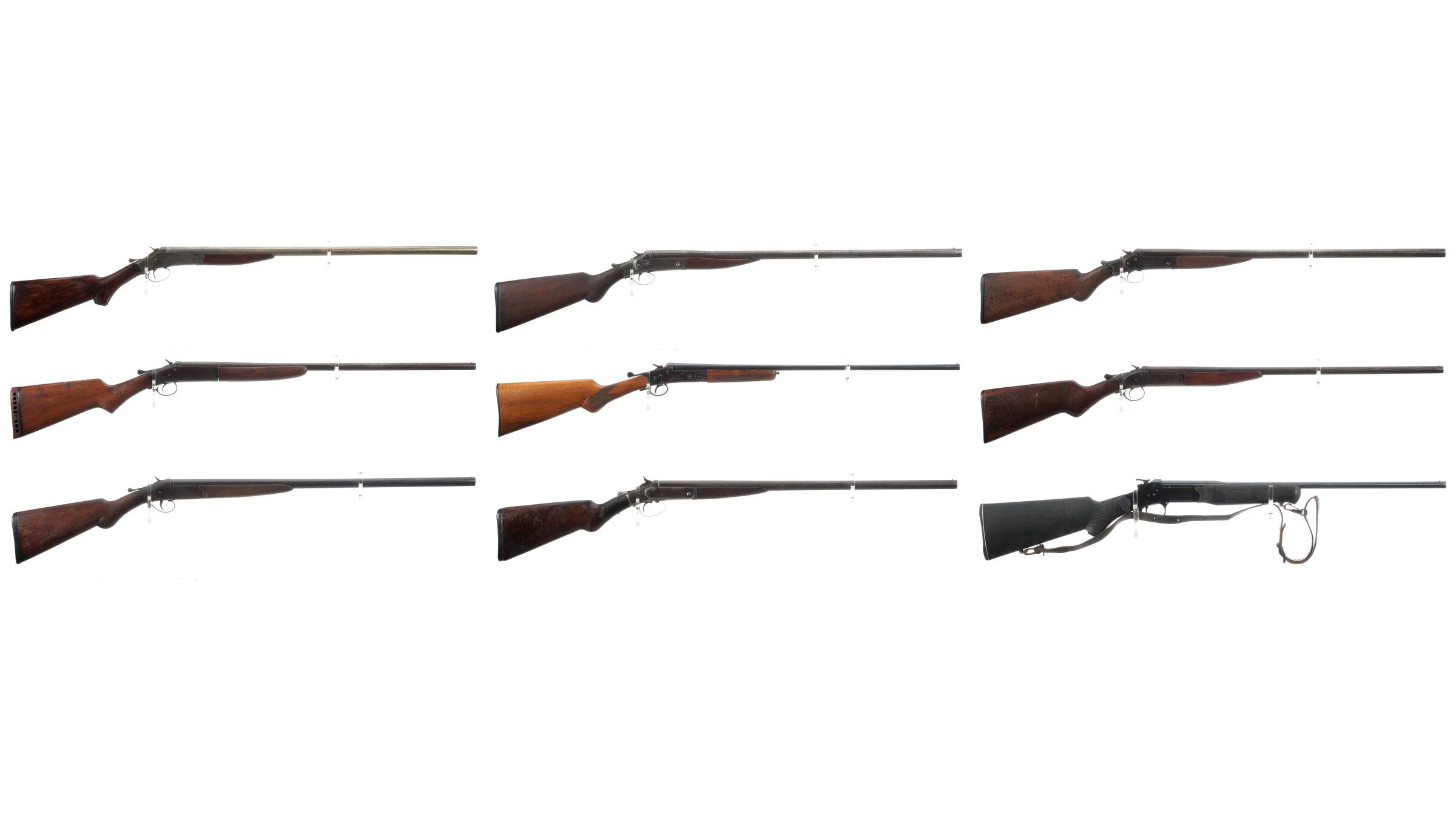 Nine Single Shot Shotguns Rock Island Auction