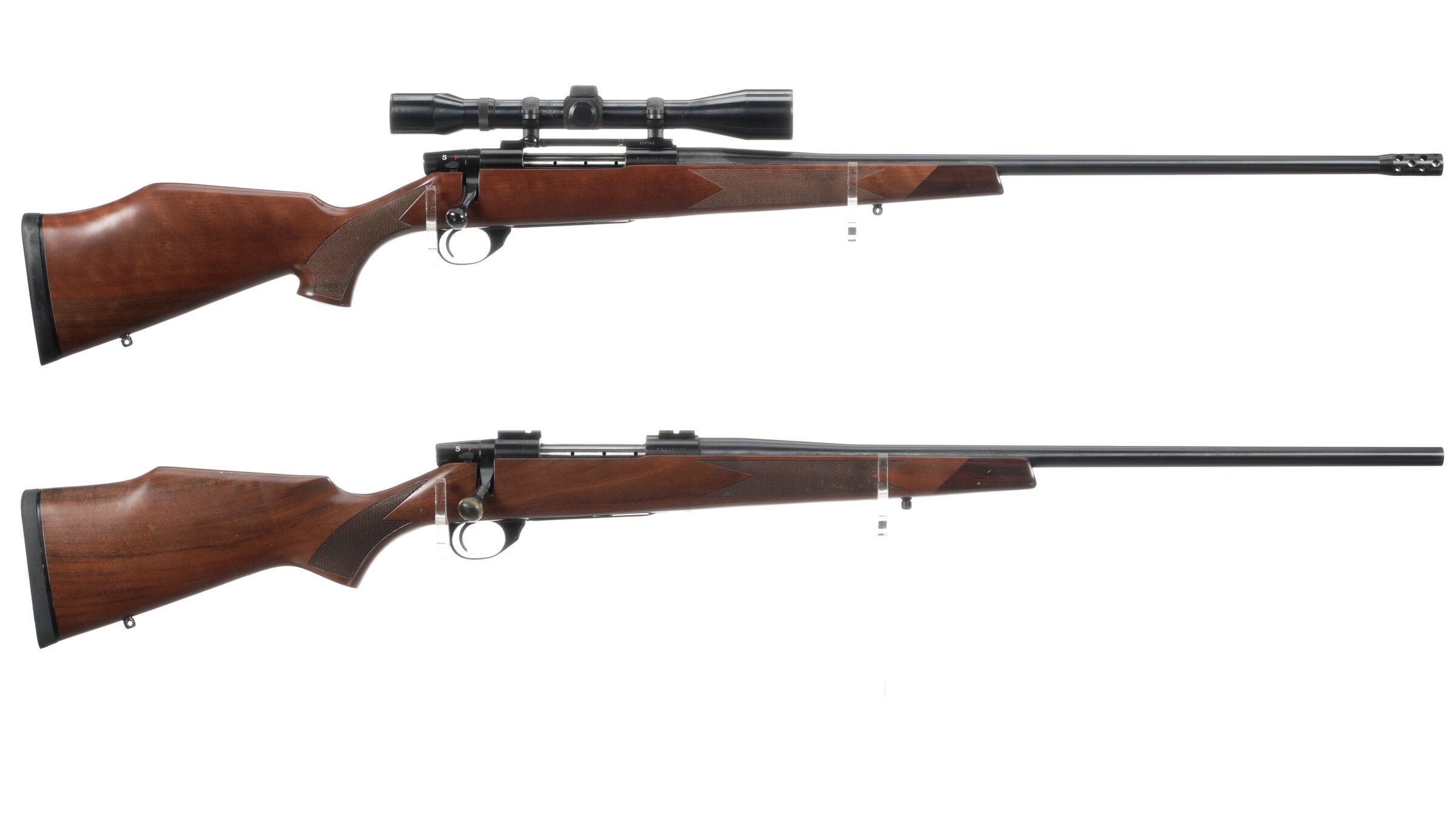 Two Weatherby Vanguard Bolt Action Rifles | Rock Island Auction