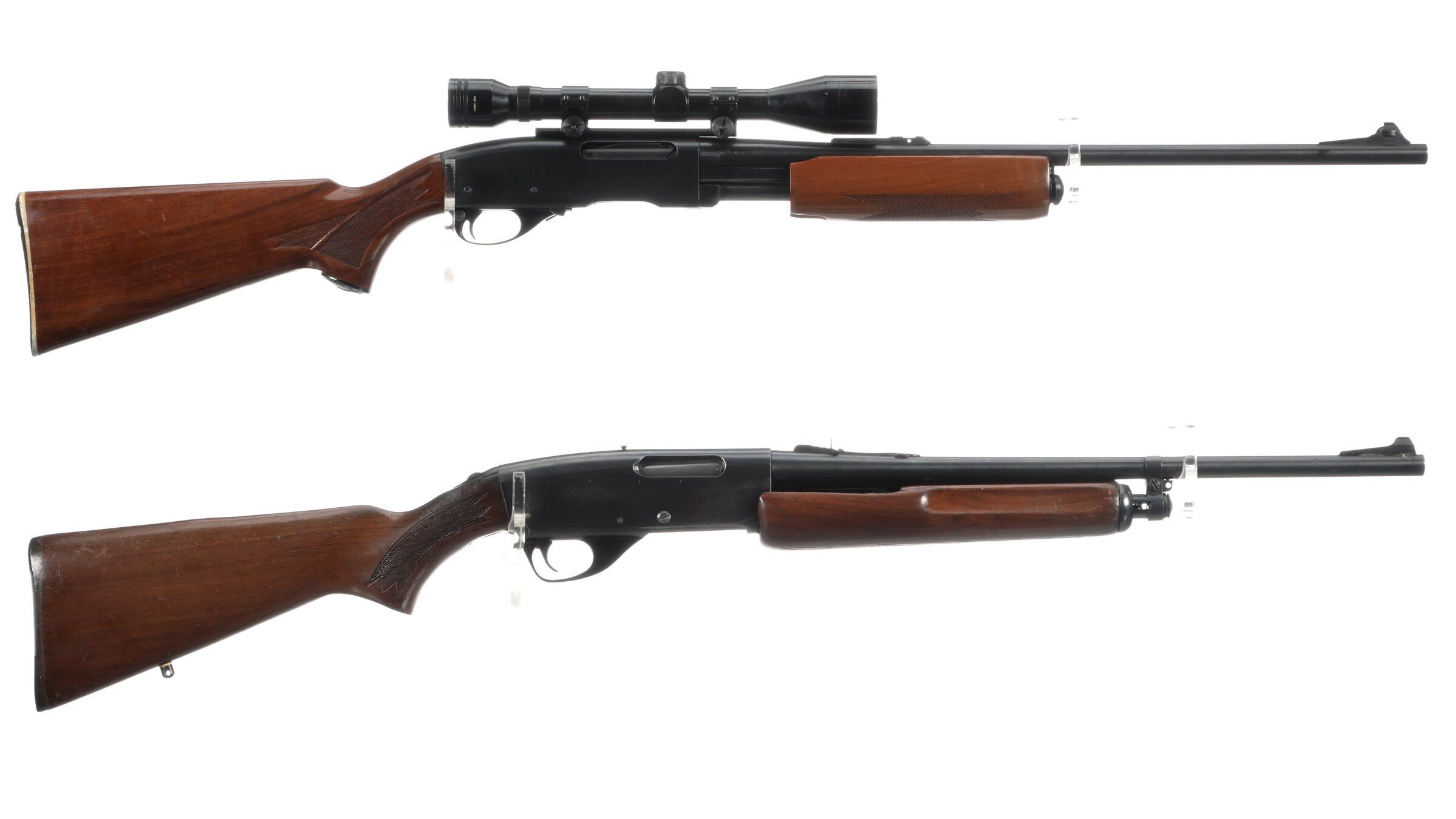 Two Slide Action Rifles | Rock Island Auction