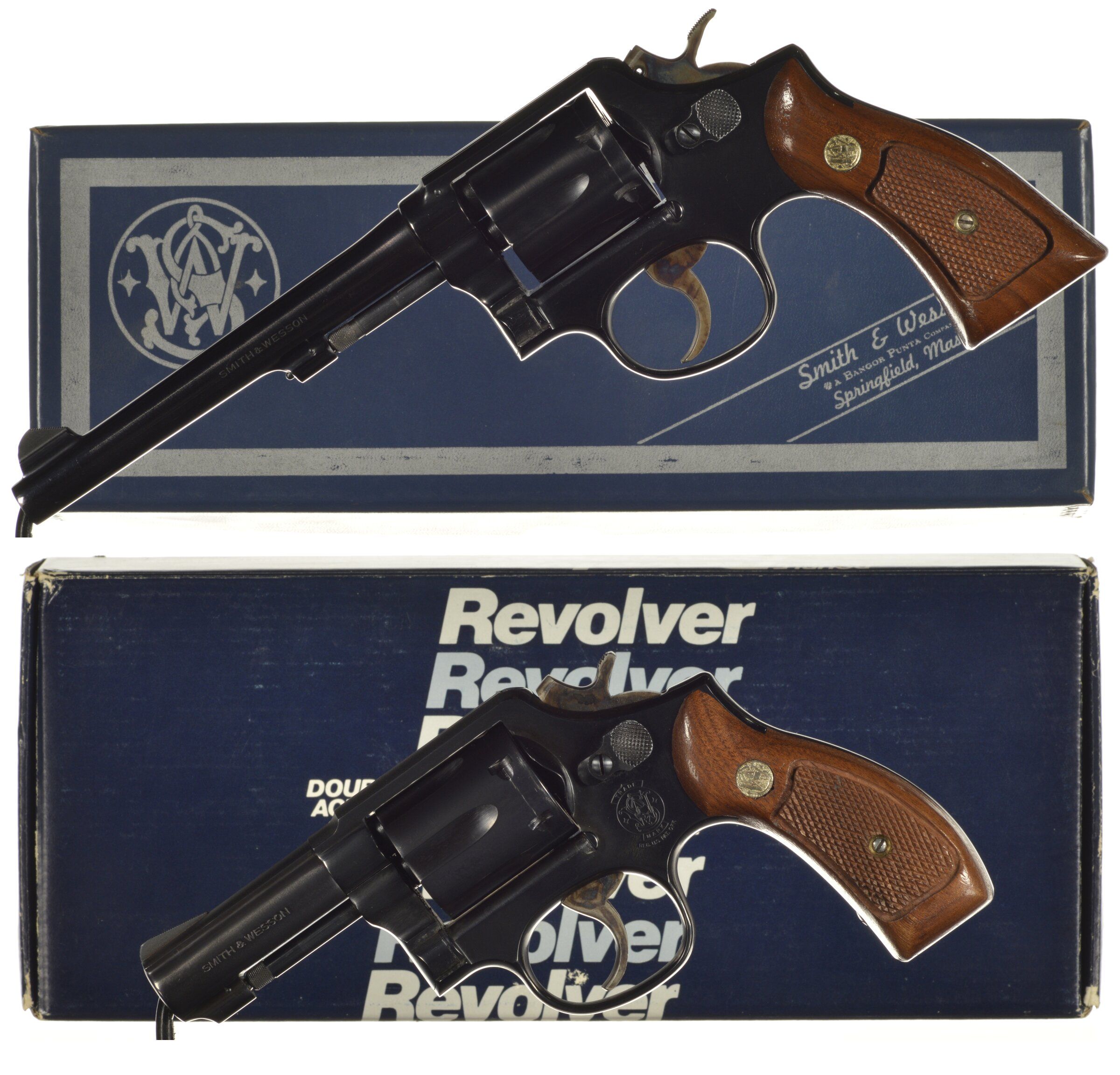 Two Smith & Wesson Double Action Revolvers with Boxes | Rock Island Auction