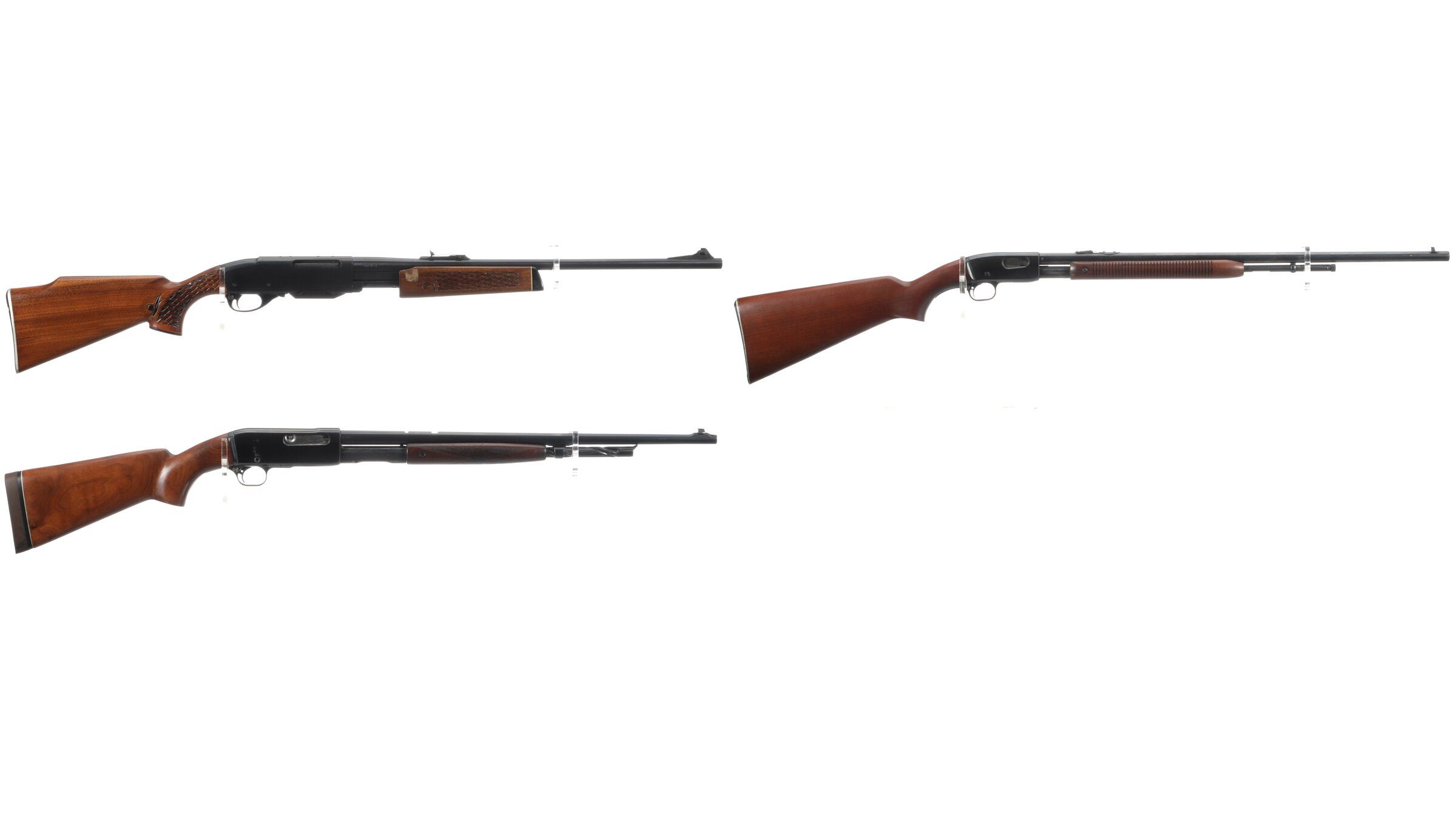 Three Remington Slide Action Rifles | Rock Island Auction