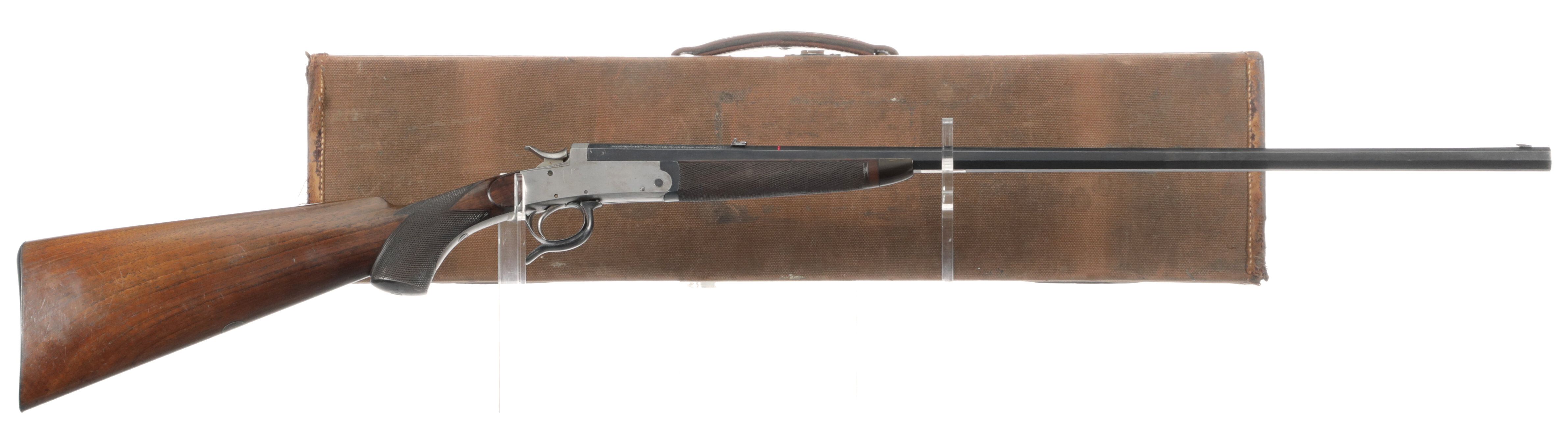 Charles Lancaster .230 RF Underlever Tip Up Single Shot Rifle | Rock ...