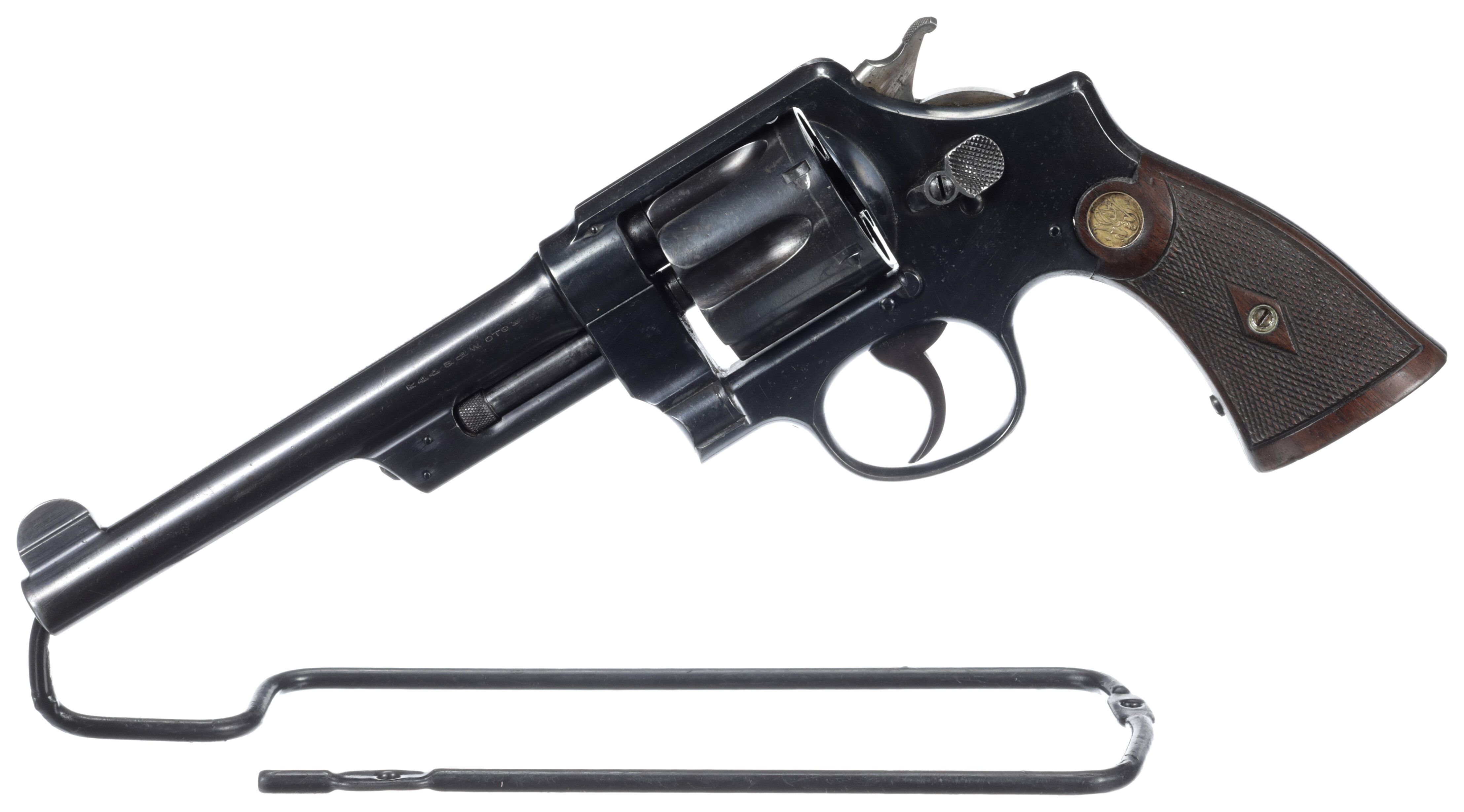 Smith & Wesson .44 Hand Ejector 1st Model Triple Lock Revolver | Rock ...