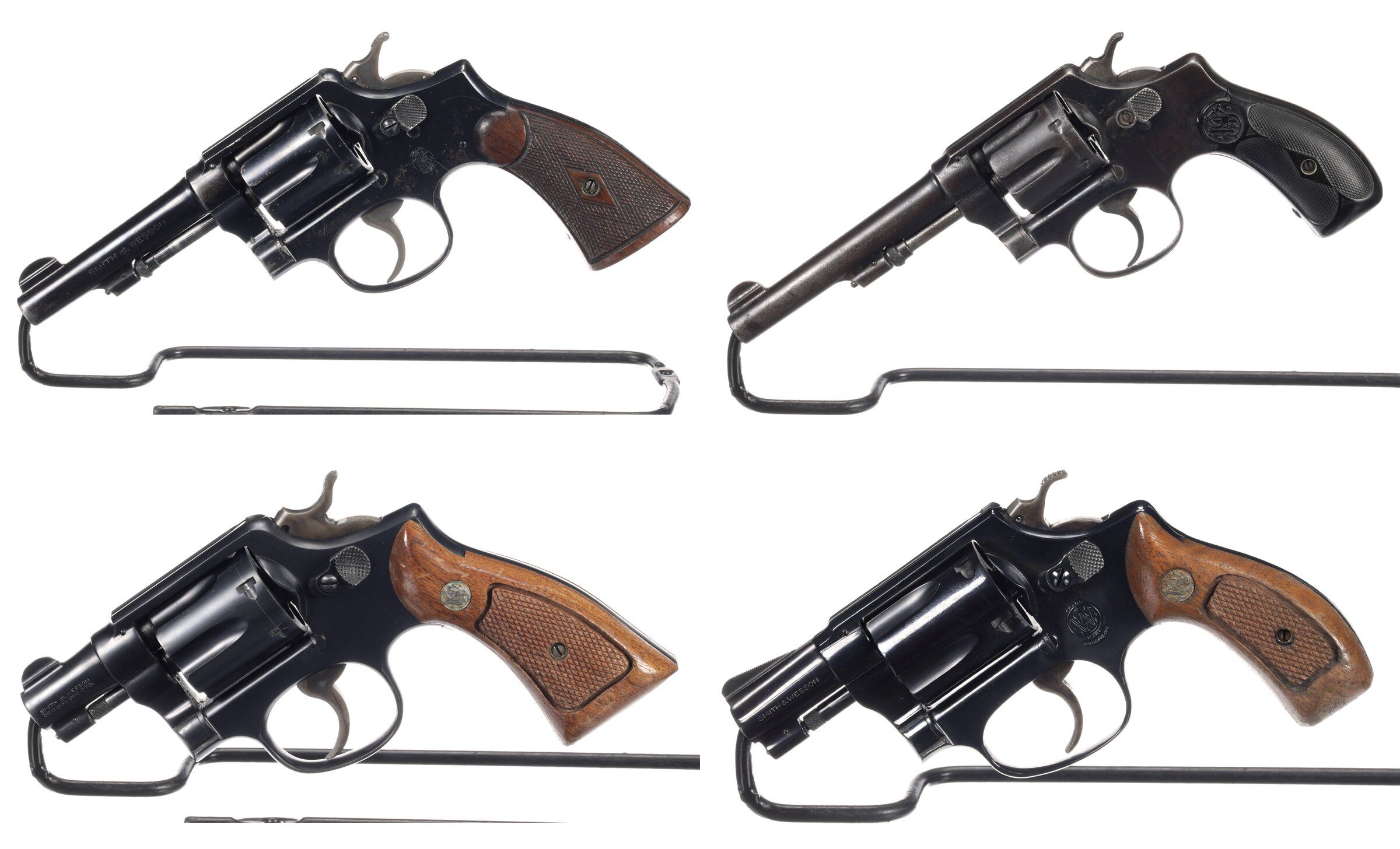 Four Smith & Wesson Double Action Revolvers | Rock Island Auction