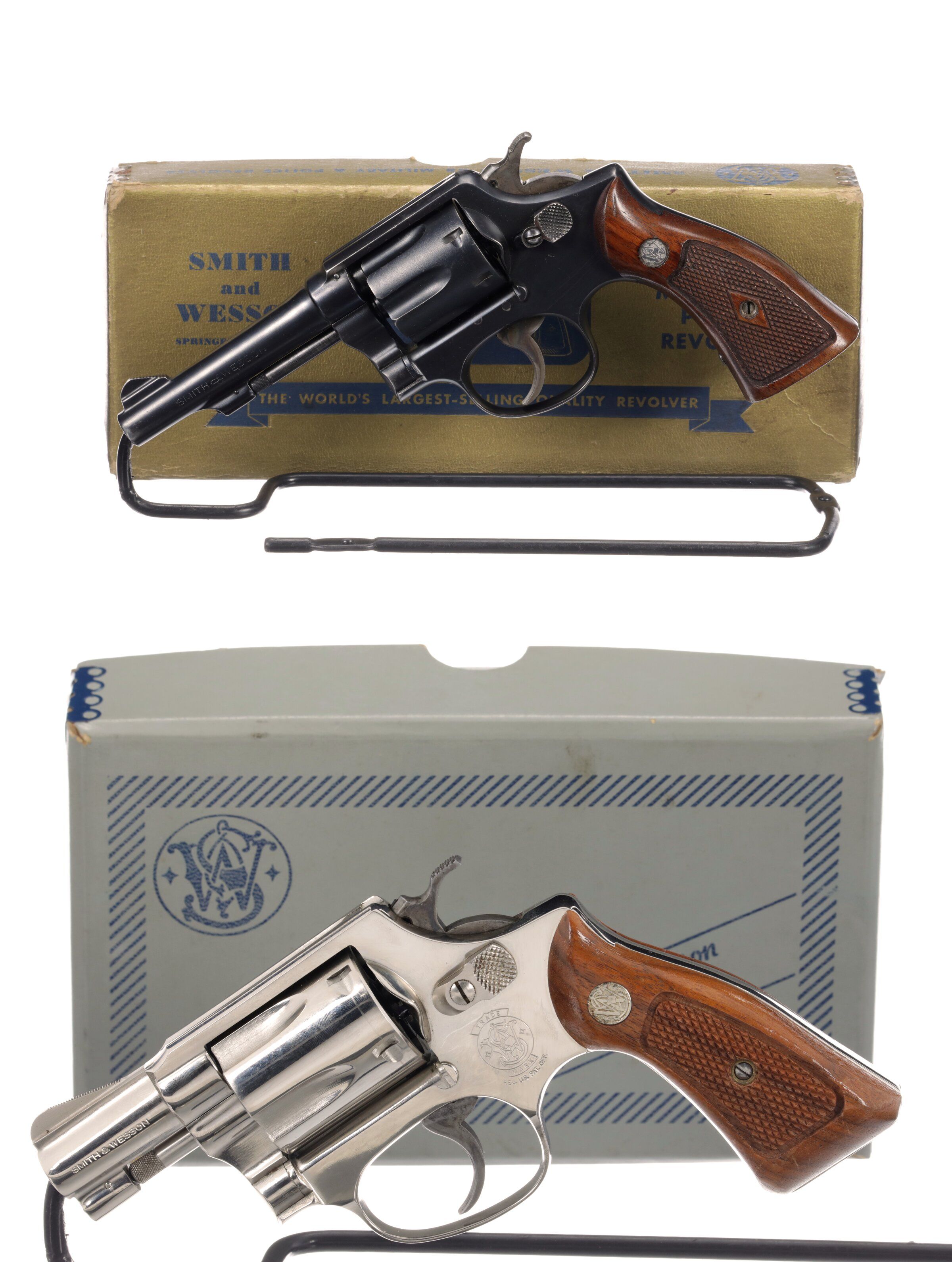 Two Smith & Wesson Double Action Revolvers with Boxes | Rock Island Auction