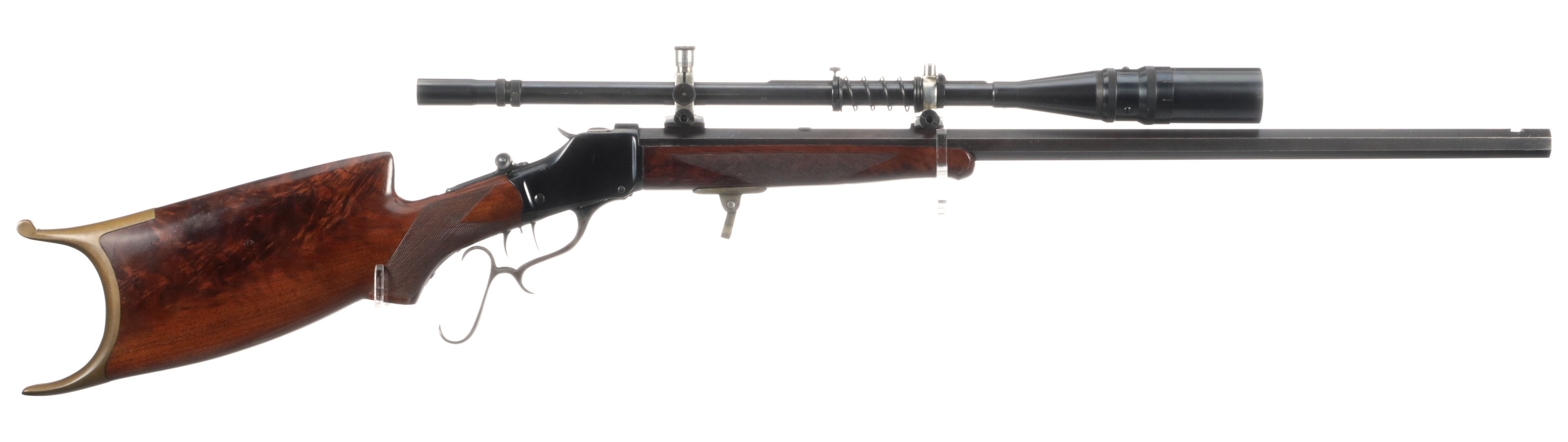 Winchester Model 1885 High Wall Single Shot Rifle With Scope Rock